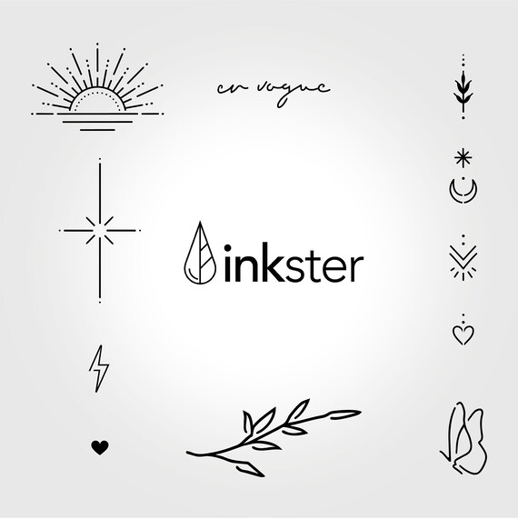 Top Seller Kit Natural Temporary Tattoo 2-week Tattoo - Etsy