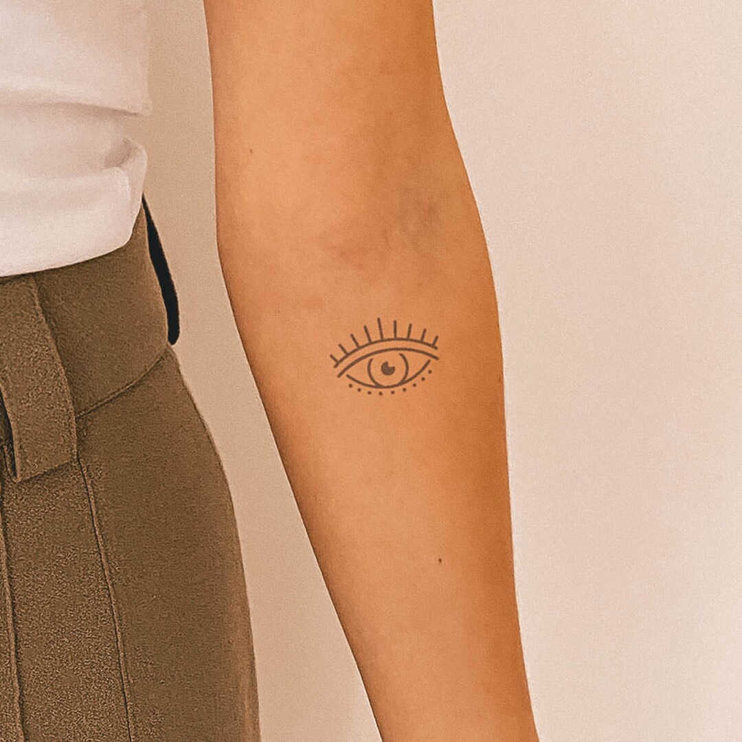 Eye - Natural Temporary Tattoo | 2-week Tattoo | Semi-permanent Tattoos ...
