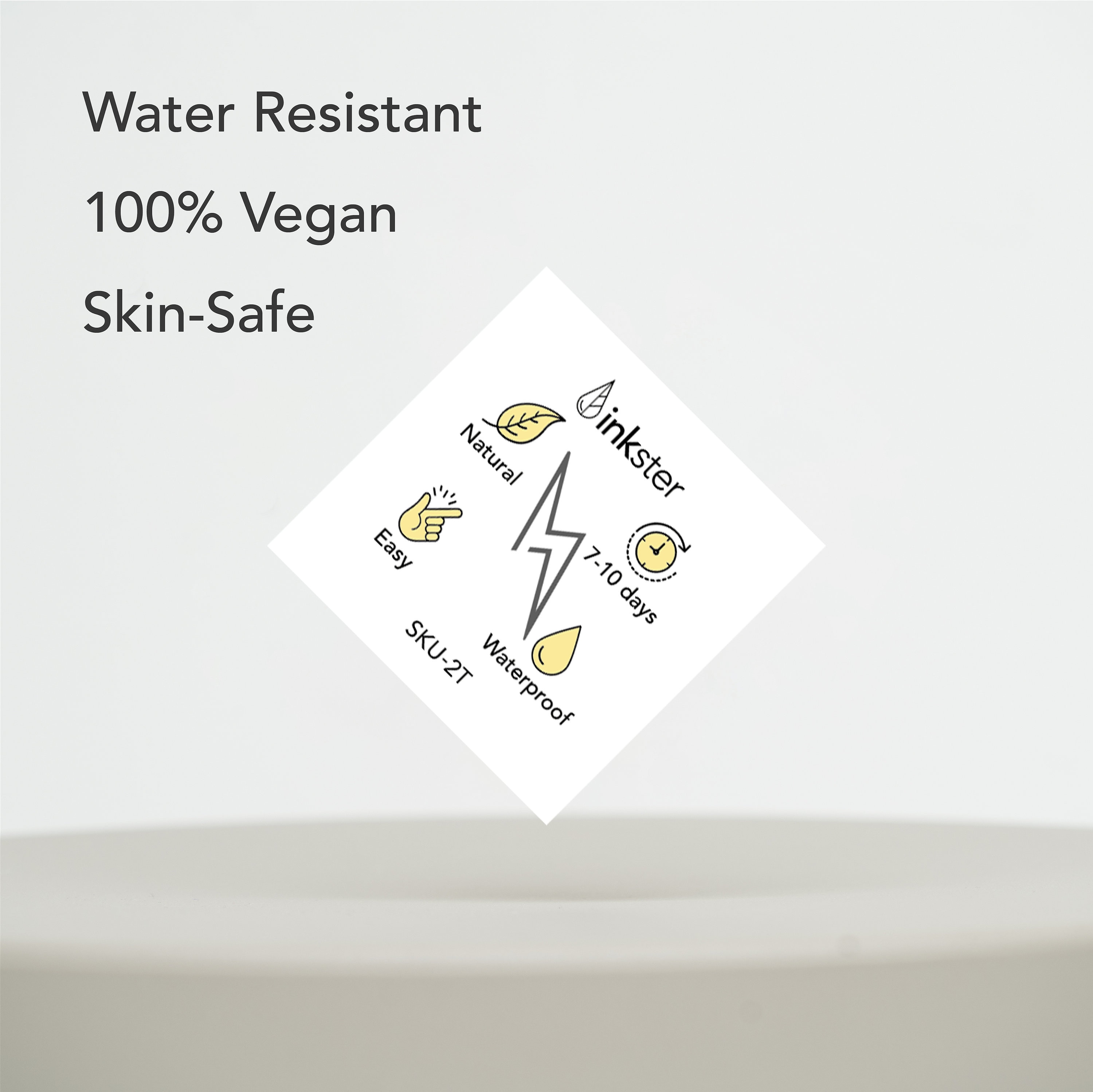 Minimal Compass Natural Temporary Tattoo 2 Week Tattoo Semi Permanent ...