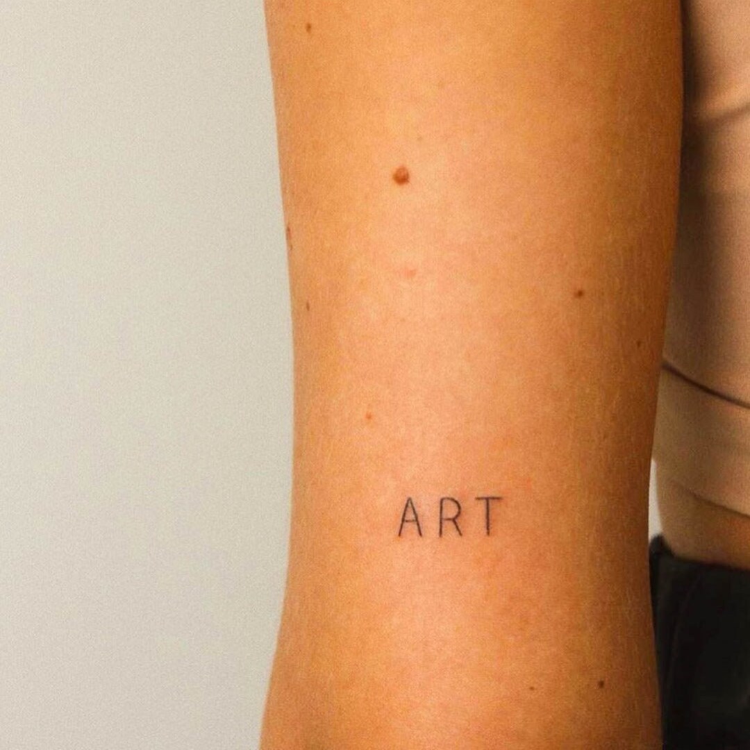 Type - Natural Temporary Tattoo | 2-week Tattoo | Semi-permanent ...