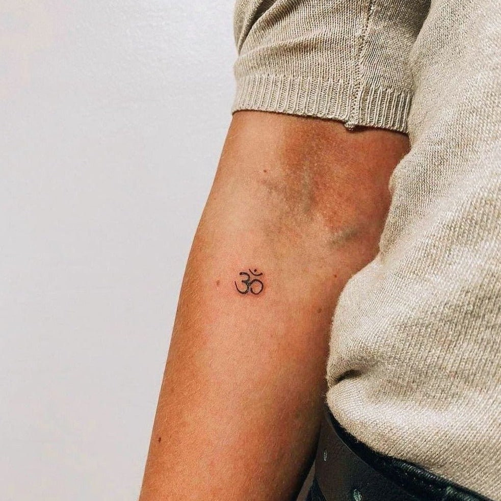 Ohm Symbol Tattoo Wrist