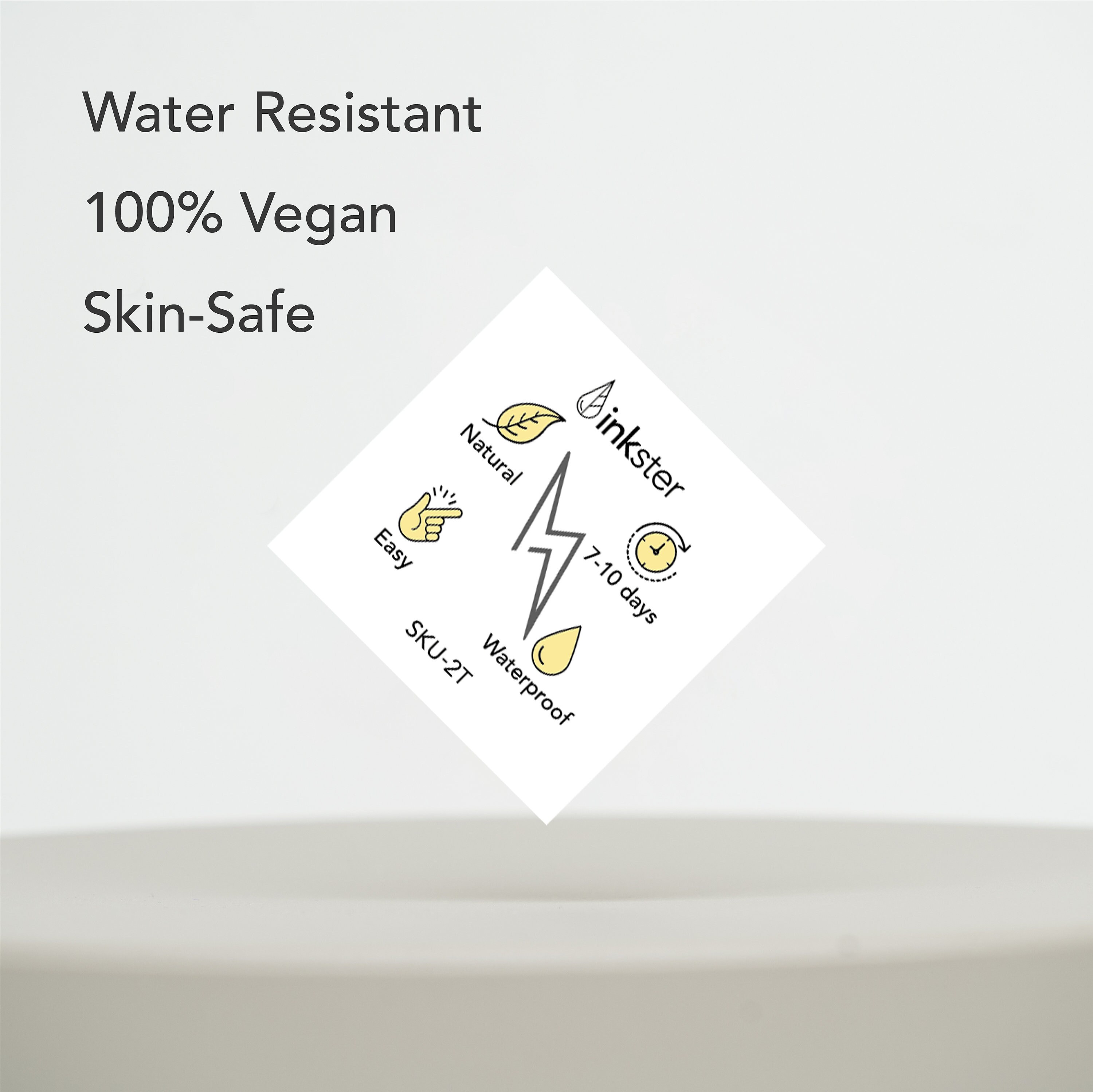 Smiley Natural Temporary Tattoo 2-week Tattoo Semi - Etsy