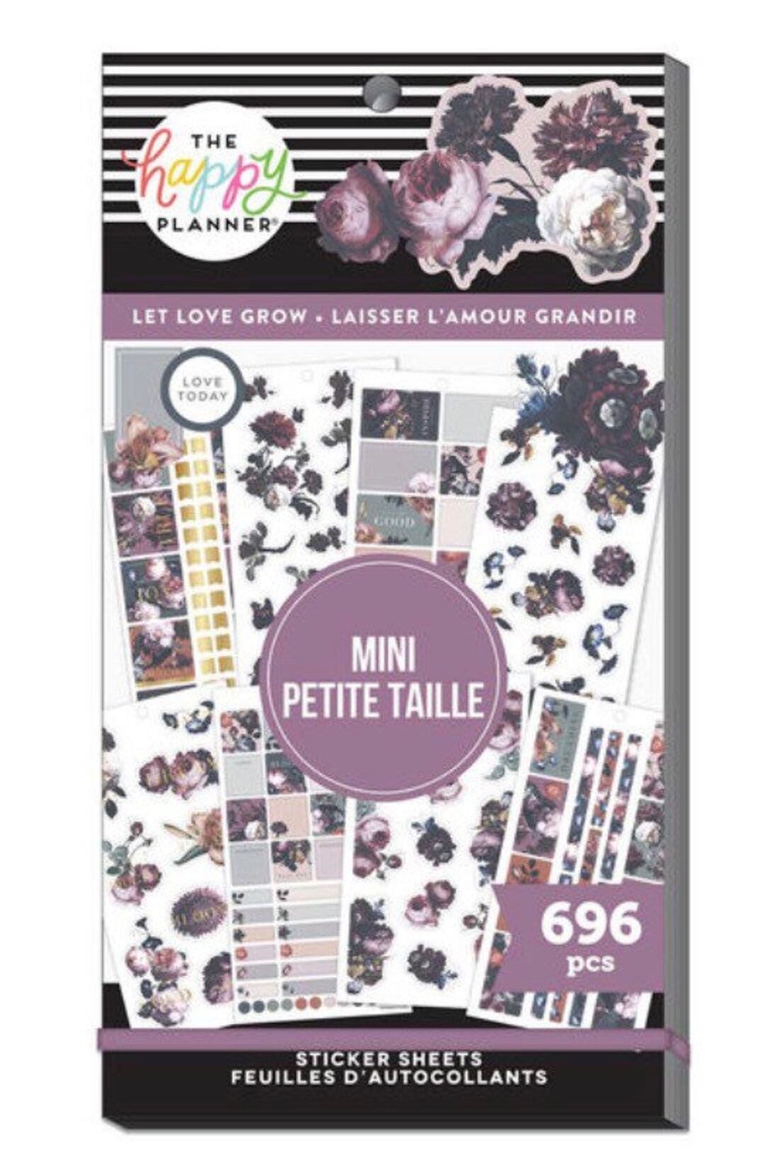 The Happy Planner Sticker Book - Mini - Let Love Grow - 696 Piece - Etsy UK