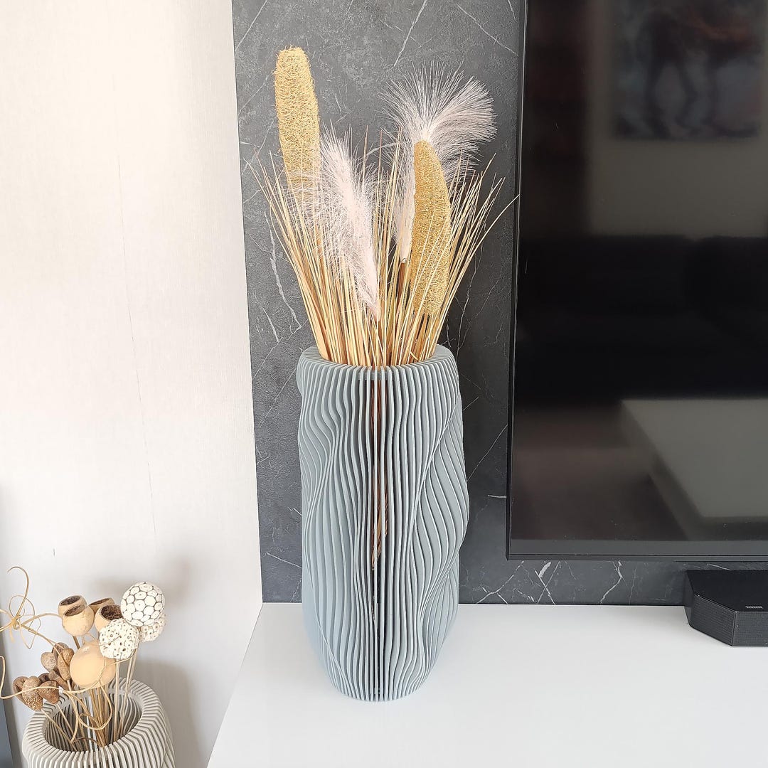 Parametric Wooden Vase: Scandinavian Nordic Decor, Abstract Art - Etsy