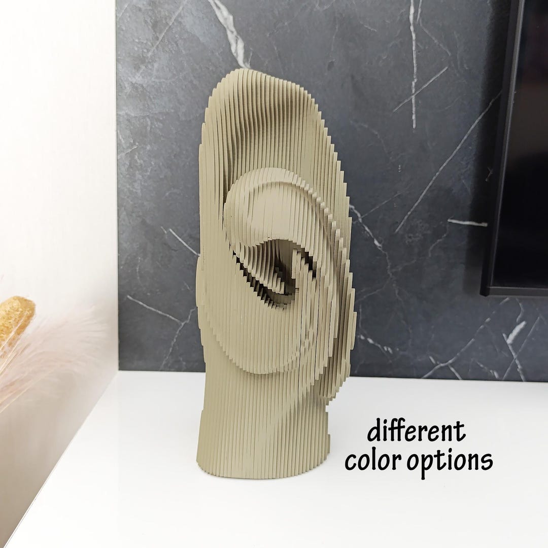 Green Parametric Laser Cut Wooden Sculpture – Unique Interior & Office ...