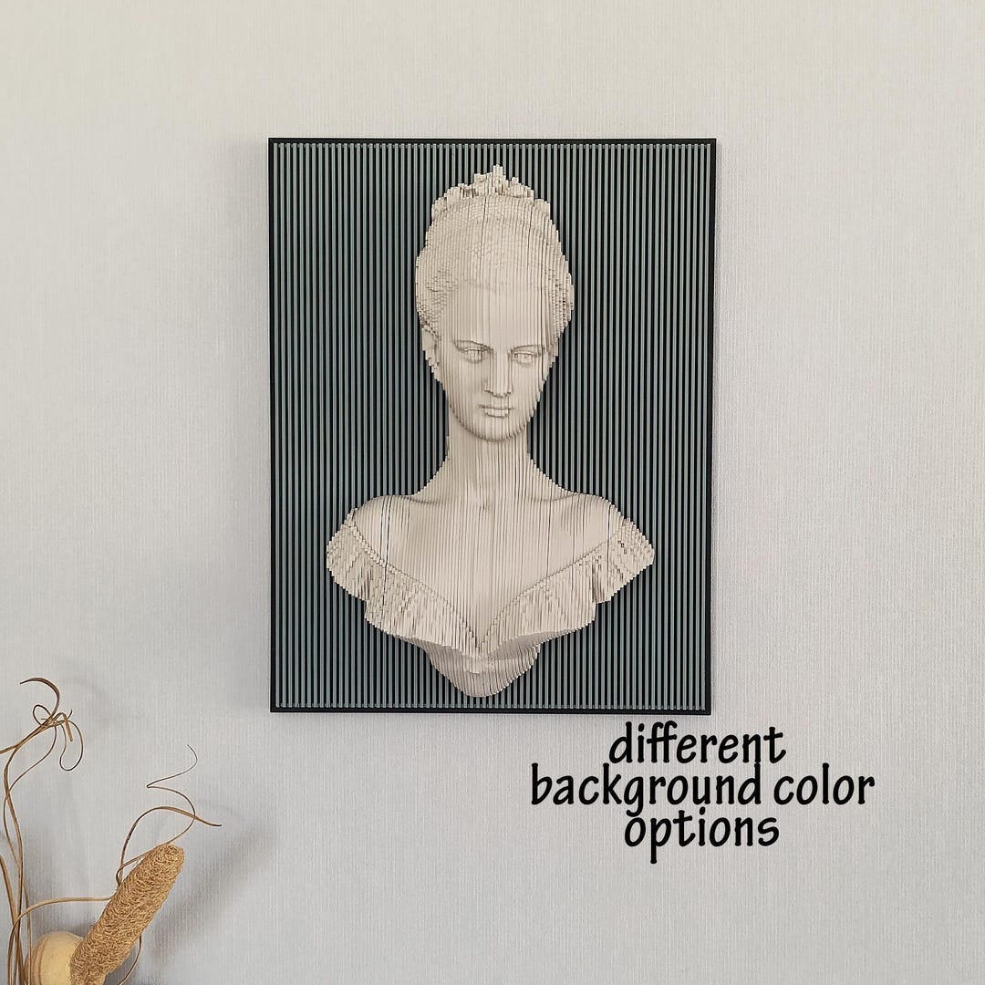 Parabolic Wood Lady Sculpture: Abstract Feminine Wall Decor - Etsy