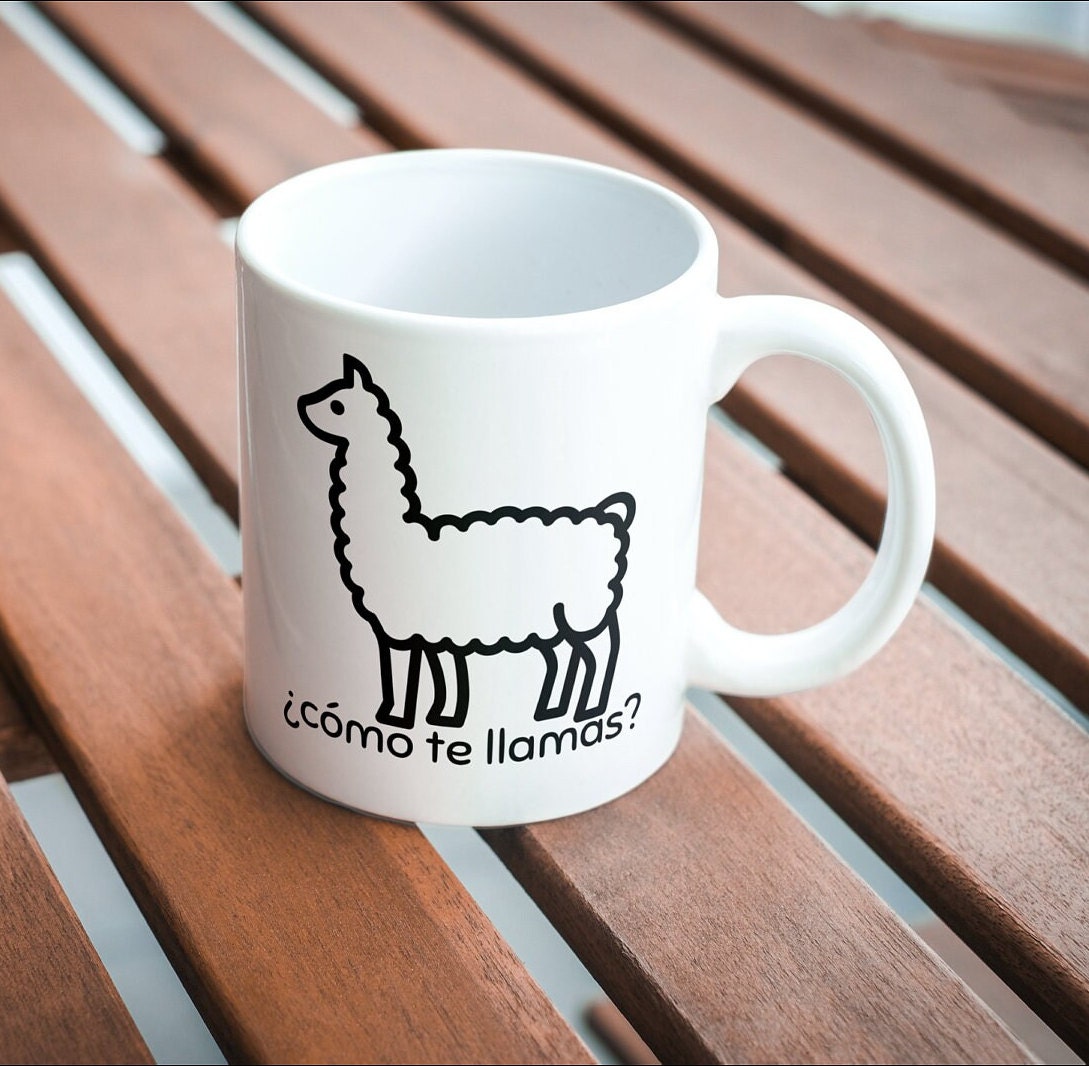 Cómo Te Llamas - SVG and PNG, What is Your Name, Spanish, Llamas ...