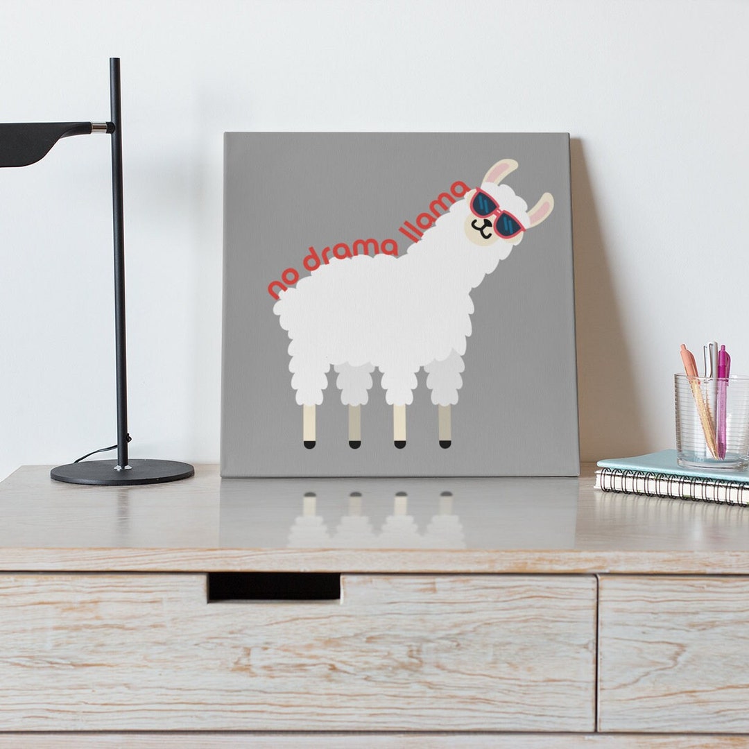 No Drama Llama - SVG & PNG, Digital Download, Llama Animal Svg, Be ...
