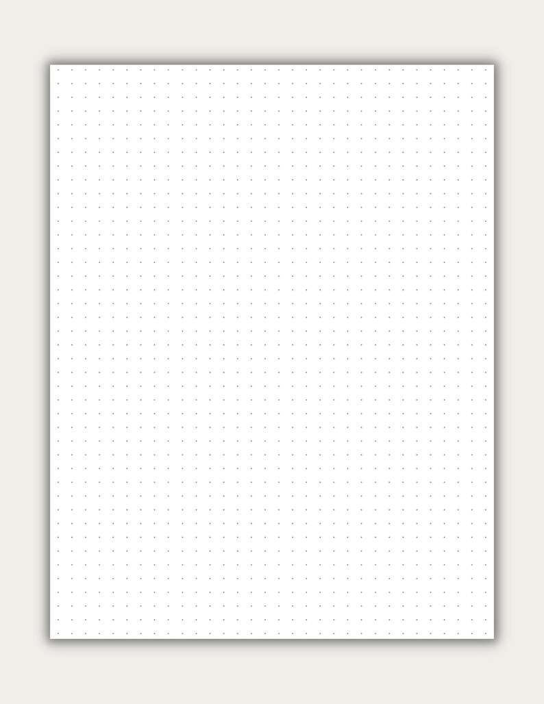 Lined Paper, Graph Paper, Dotted Paper, Digital Download, Bullet ...