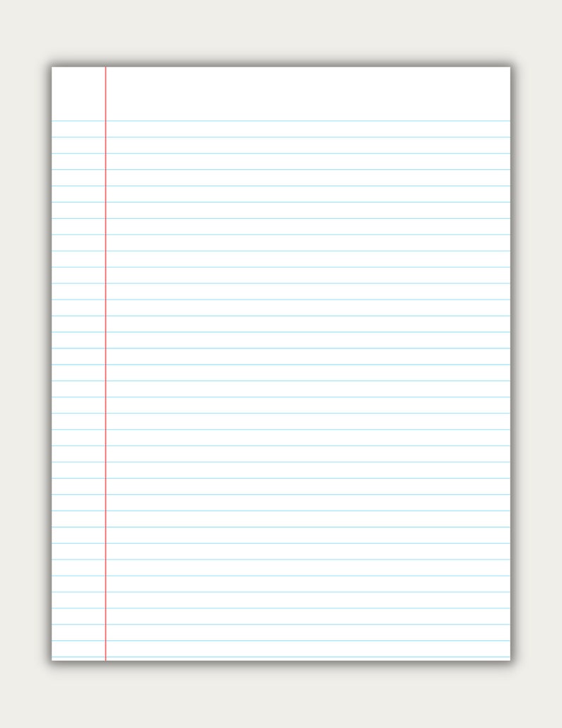 Lined Paper, Graph Paper, Dotted Paper, Digital Download, Bullet ...