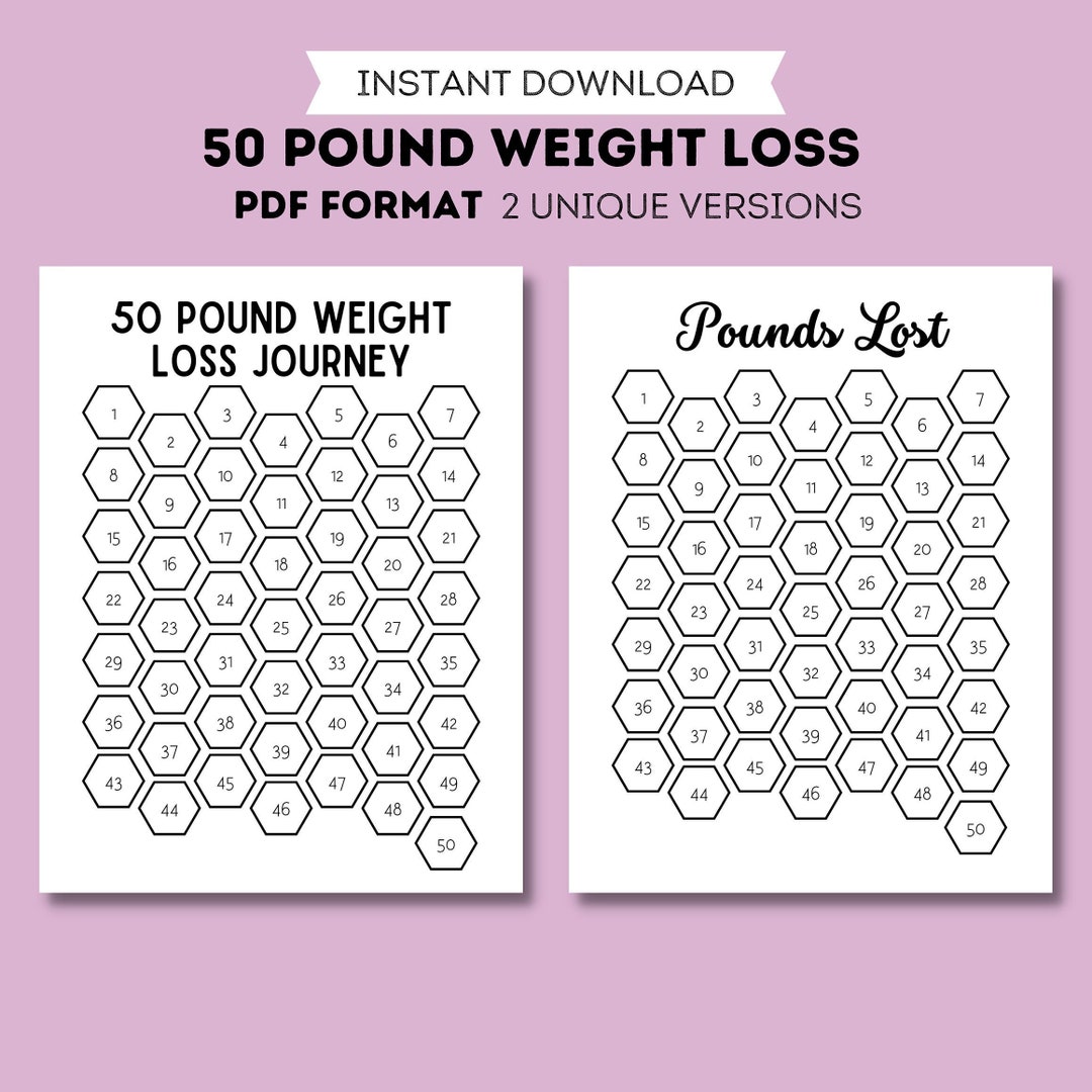 50 Pound Weight Loss - Weight Tracker, Pounds Lost, Lose Weight, Health ...