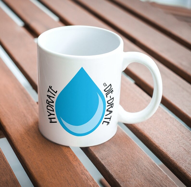 Hydrate or Die-drate - SVG and PNG, Hydrate, Water Bottle, Drink More ...