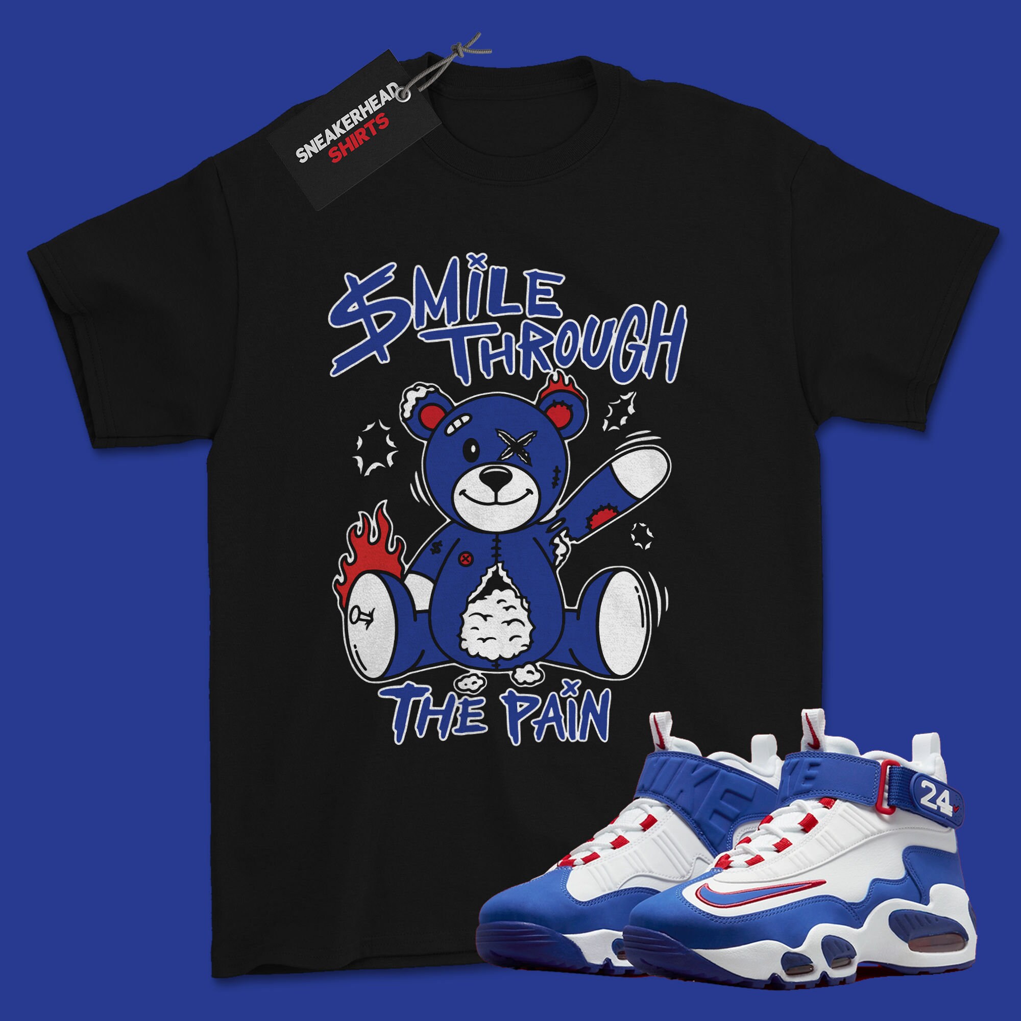 Smile Air Griffey Max 1 USA Red White Blue DX3723-100 - Etsy