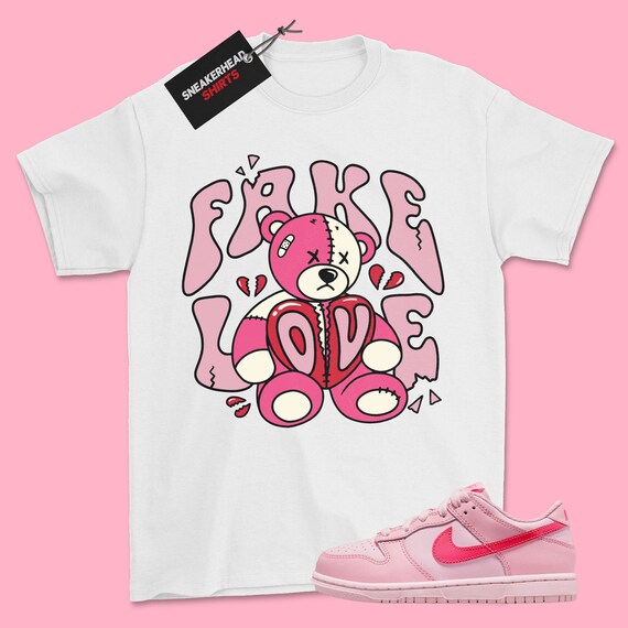Fake Dunk Low Triple Pink DH9765-600 Matching Sneaker Shirt - Etsy
