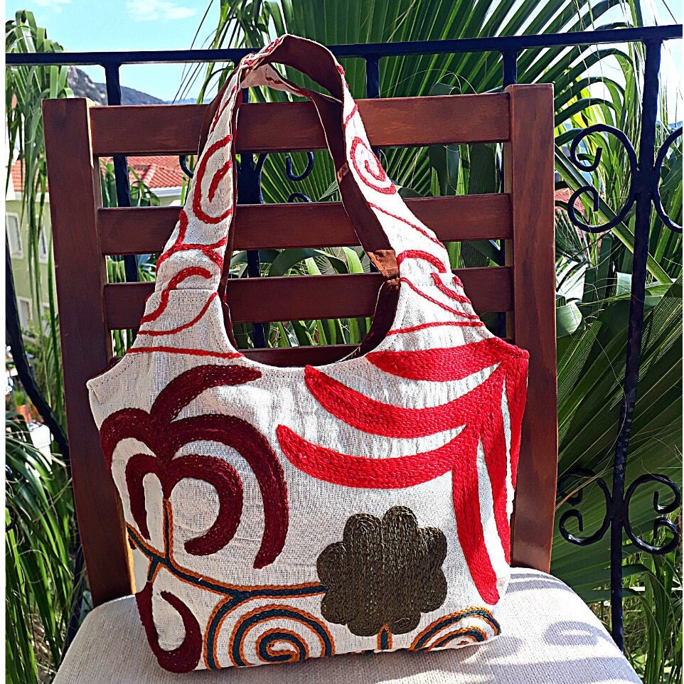 Embroidered Boho Bag Mini Boho Bag White Boho Shoulder Bag - Etsy