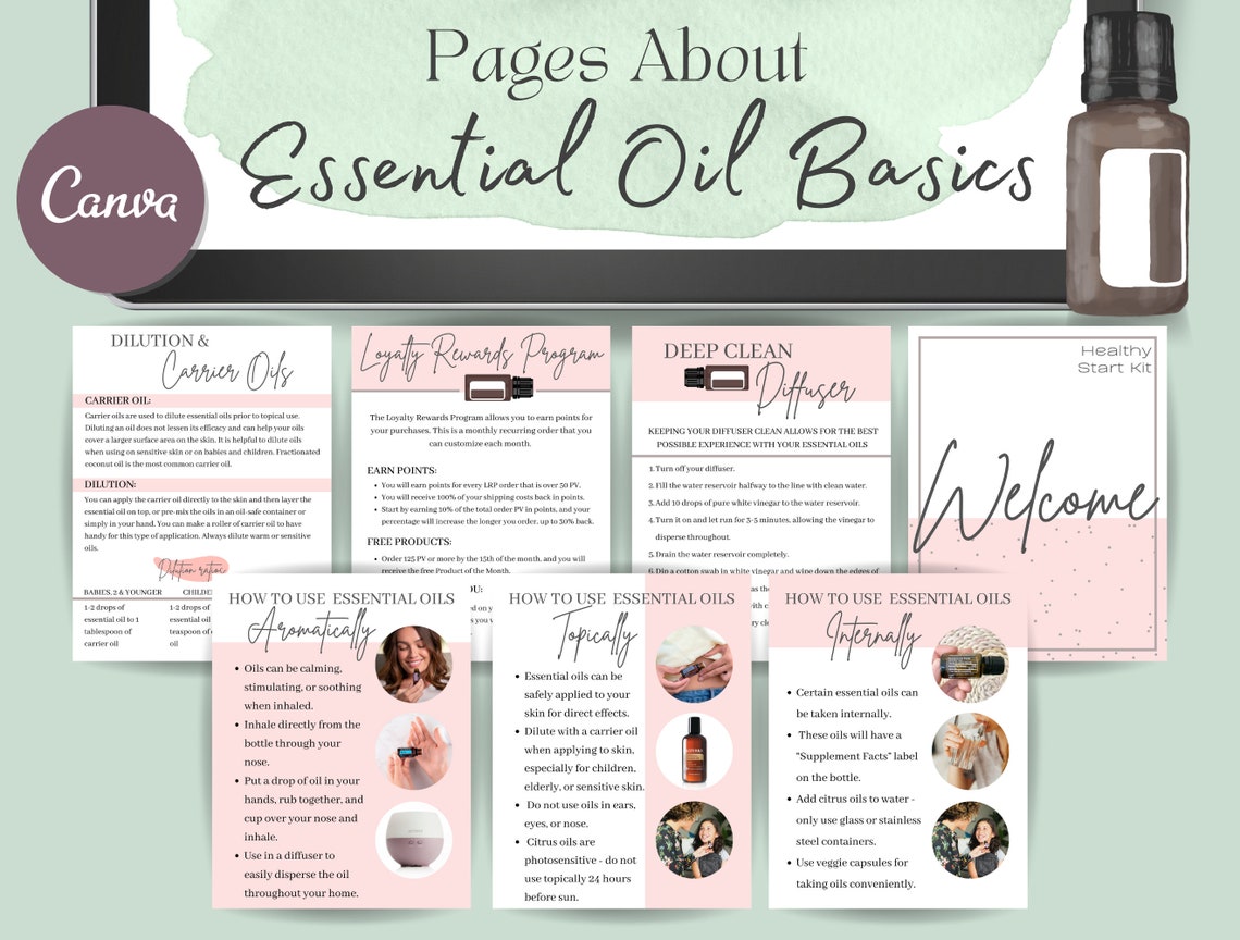 Doterra Enrollment Kit Doterra Welcome Enrollment Booklet - Etsy UK