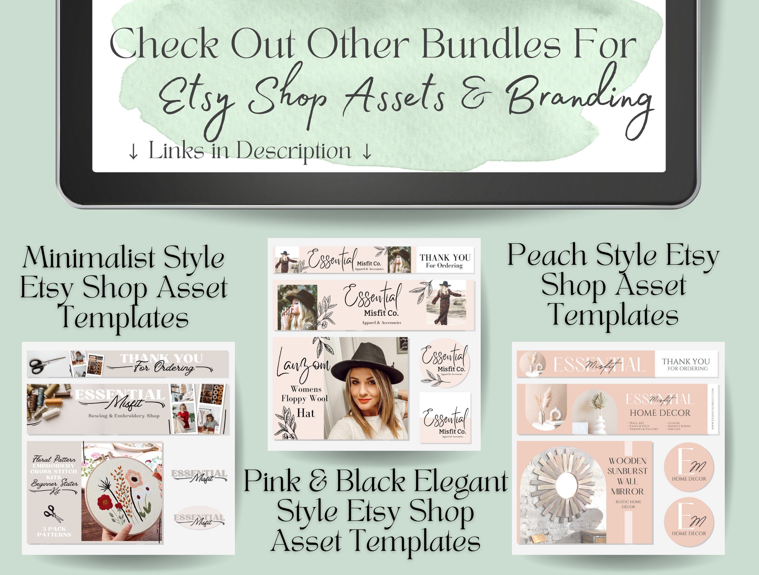 Etsy Shop Banner Etsy Shop Starter Kit Etsy Shop Template - Etsy