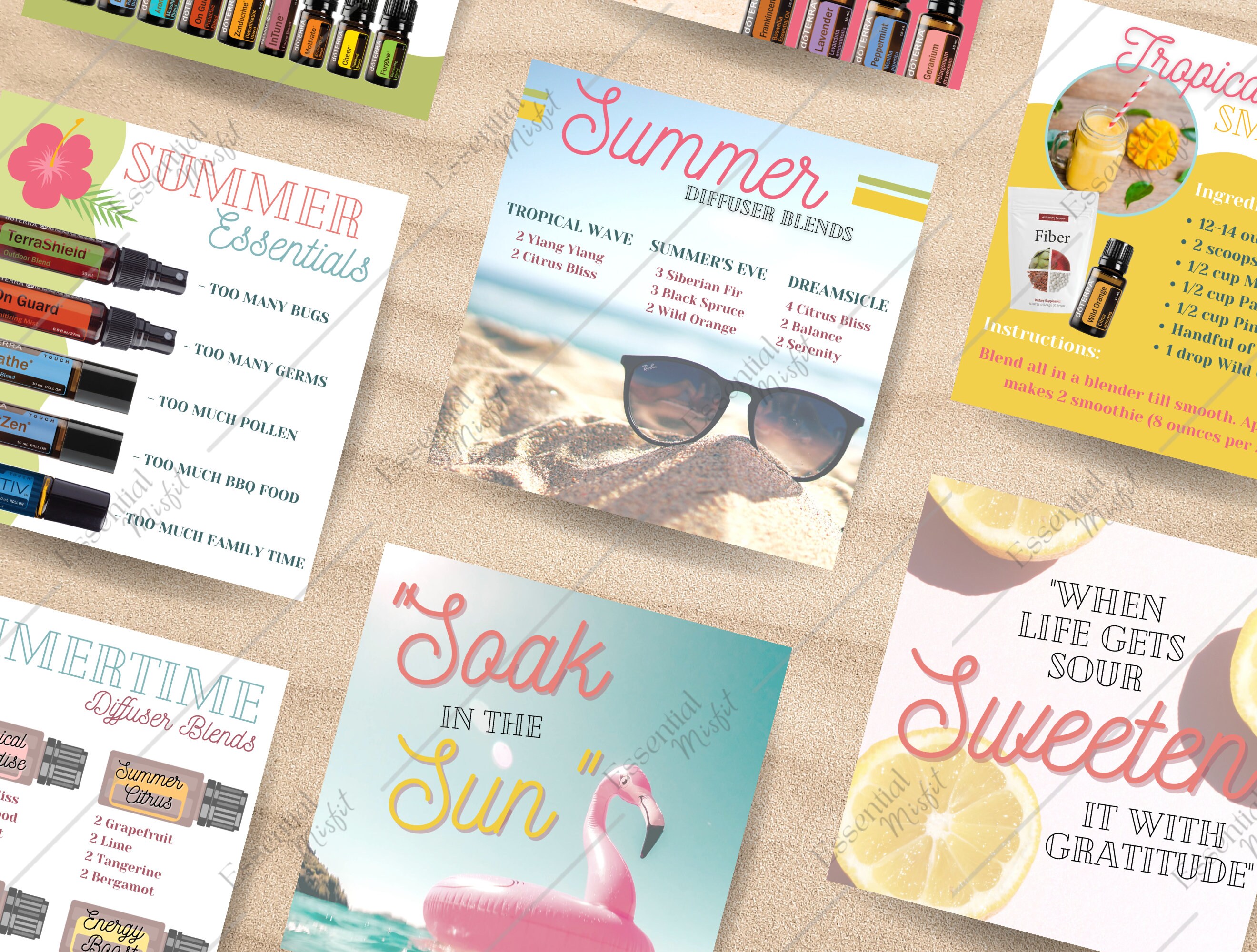 Summer Social Media Posts, Essential Oil Social Media Posts, Doterra ...