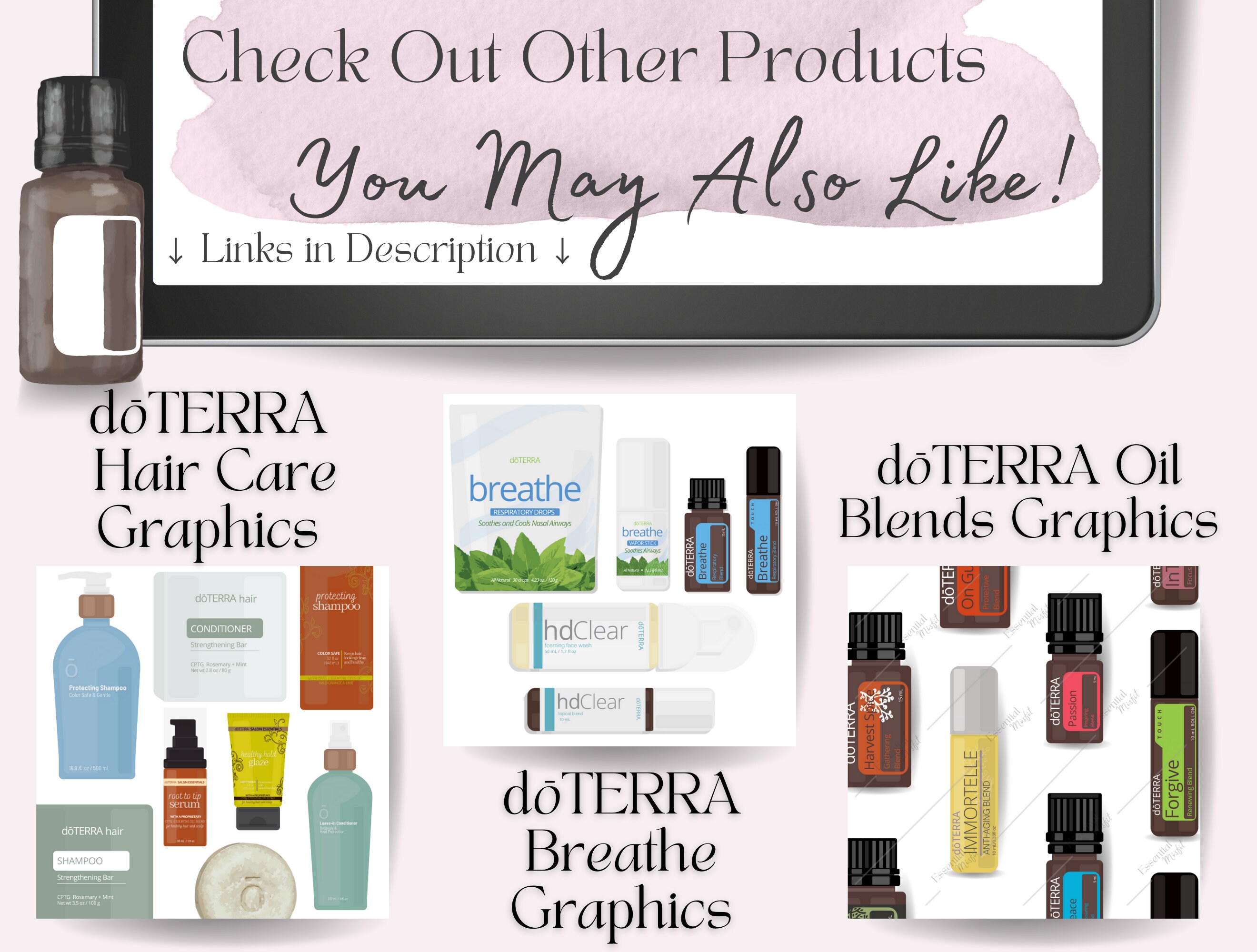 Doterra Deep Blue Doterra Stickers Doterra Digital Stickers - Etsy