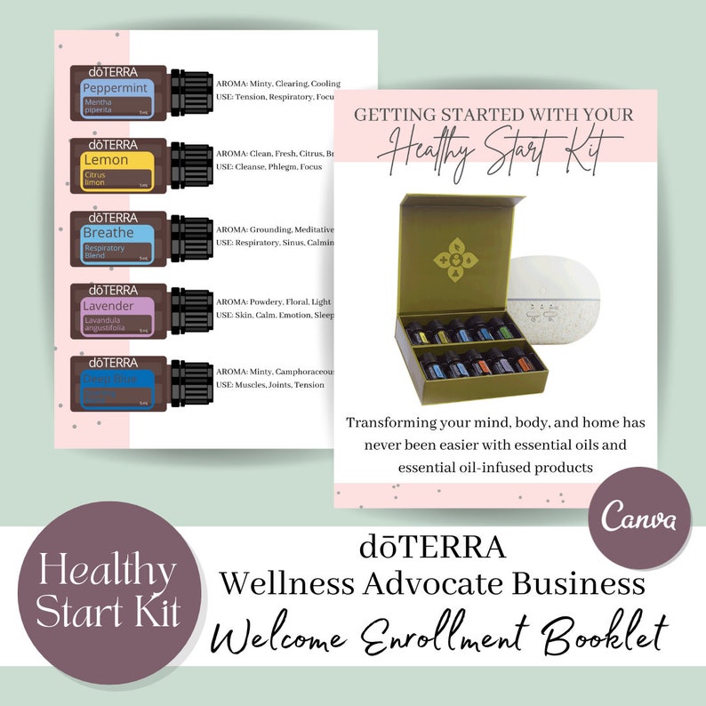 Doterra Enrollment Kit Doterra Welcome Enrollment Booklet - Etsy UK