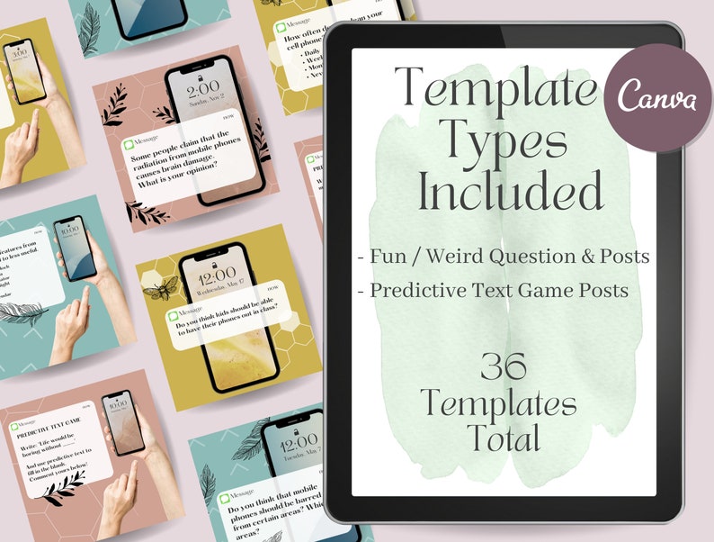 Cell Phone Themed Social Media Engagement Questions, Social Media ...