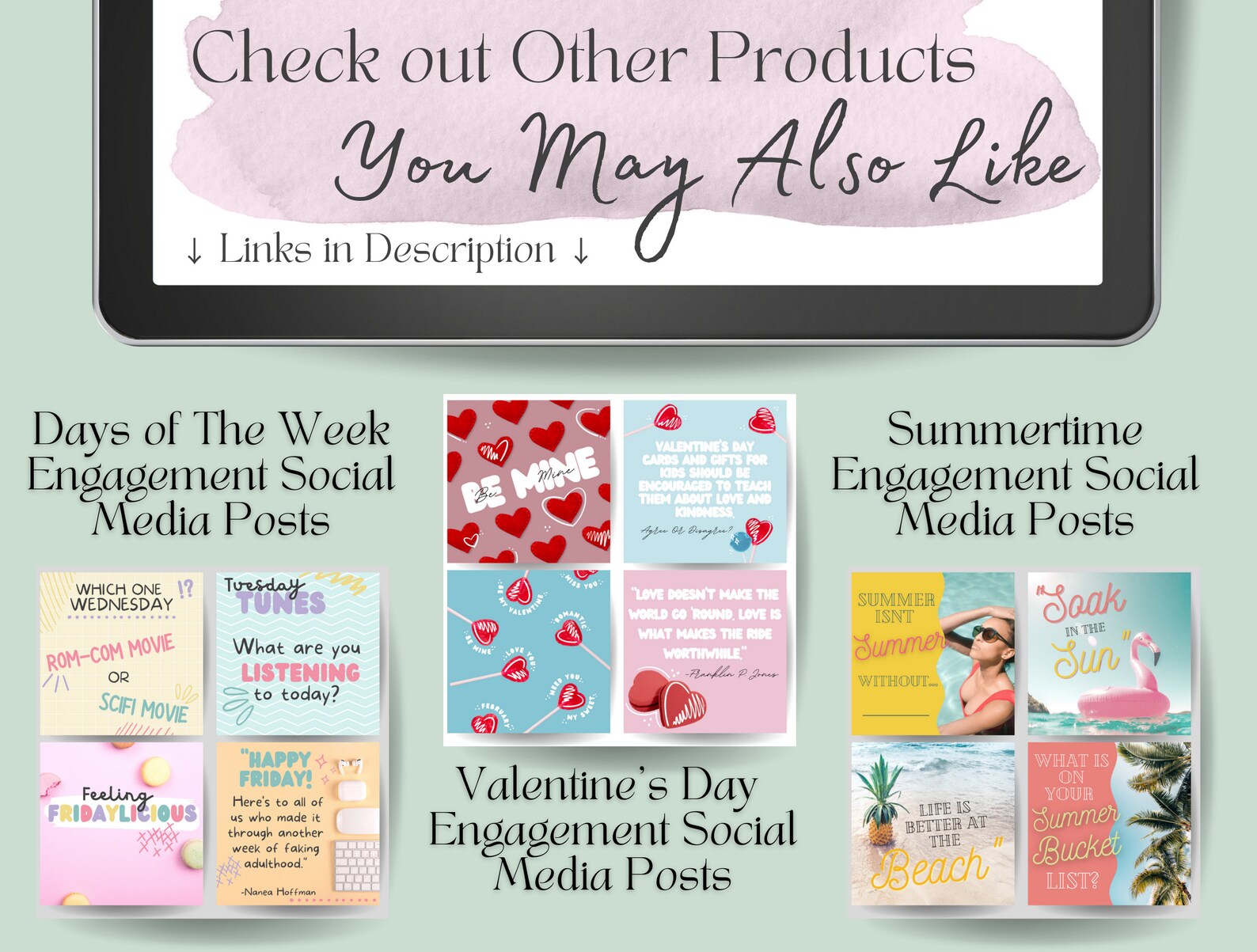 Easter Social Media Template, Spring Social Media Posts, Ready Made ...