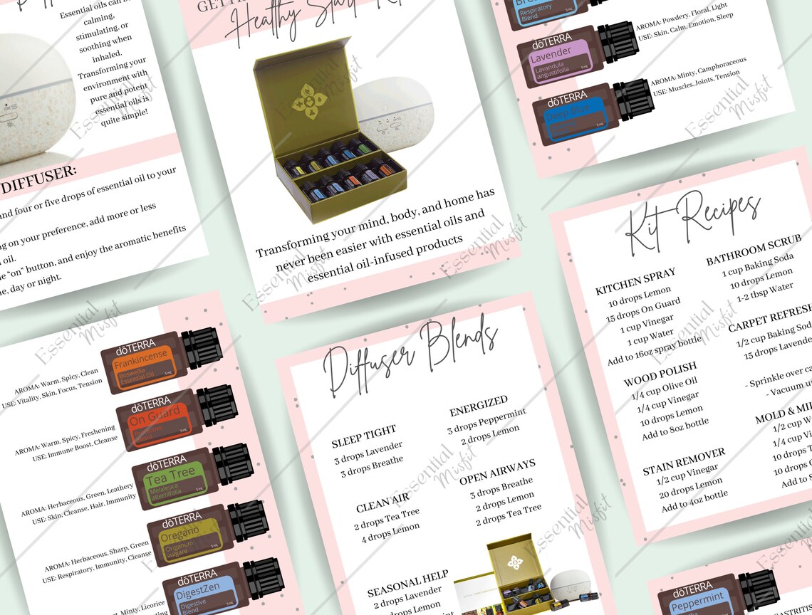 Doterra Enrollment Kit Doterra Welcome Enrollment Booklet - Etsy UK