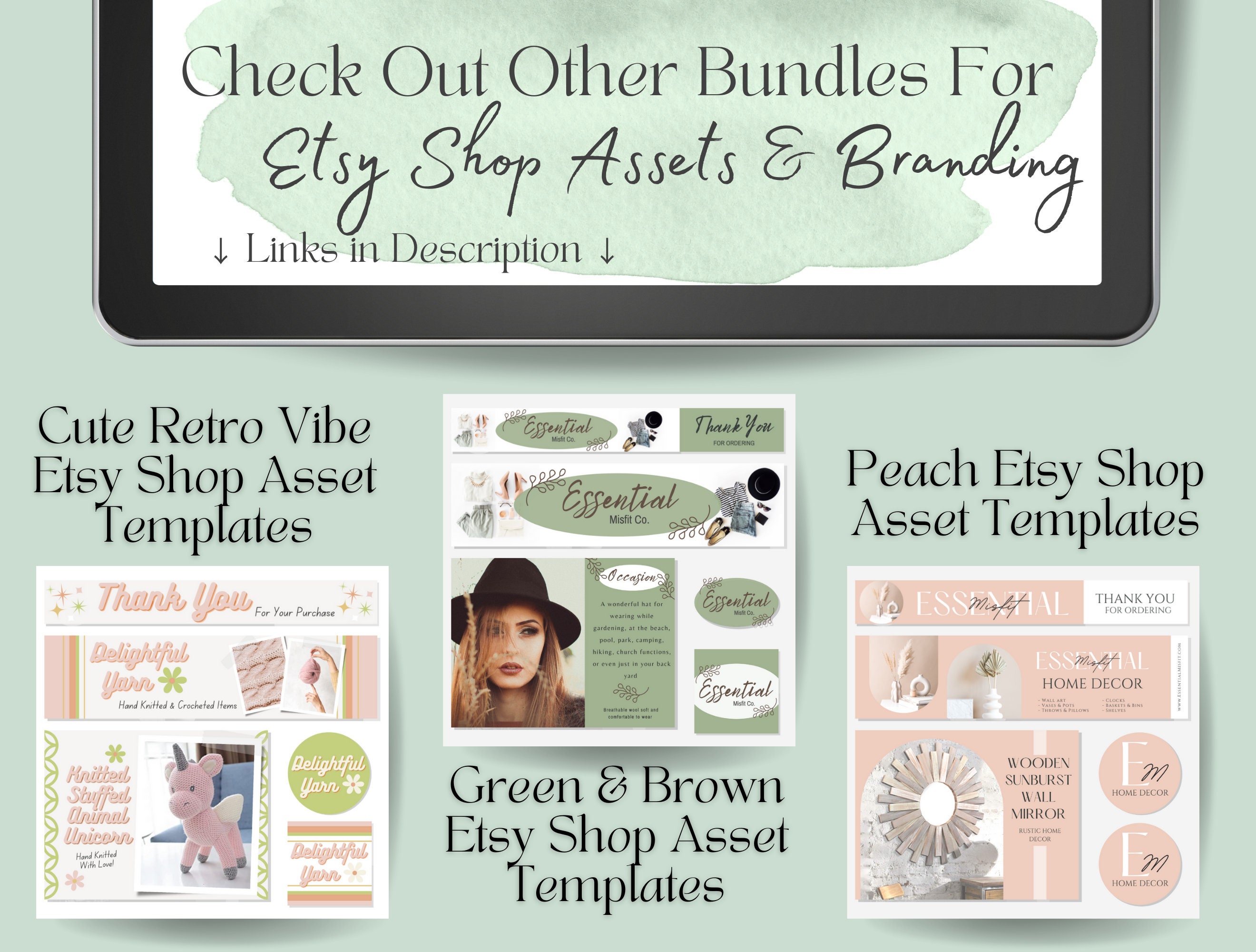 Etsy Shop Banner Template Etsy Shop Bundle Kit Etsy Shop - Etsy