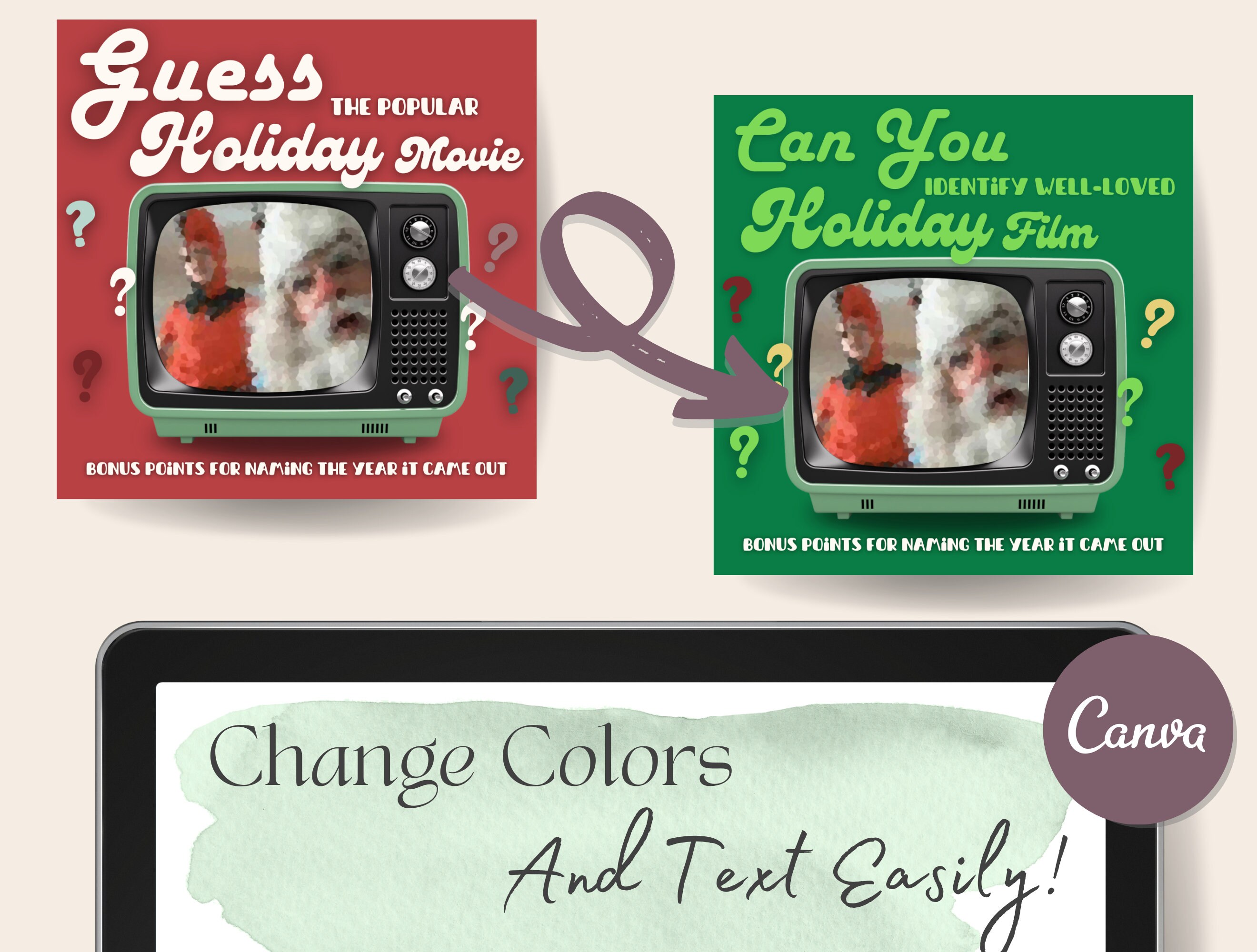 Christmas Social Media Templates, Ready-made Social Media Posts ...