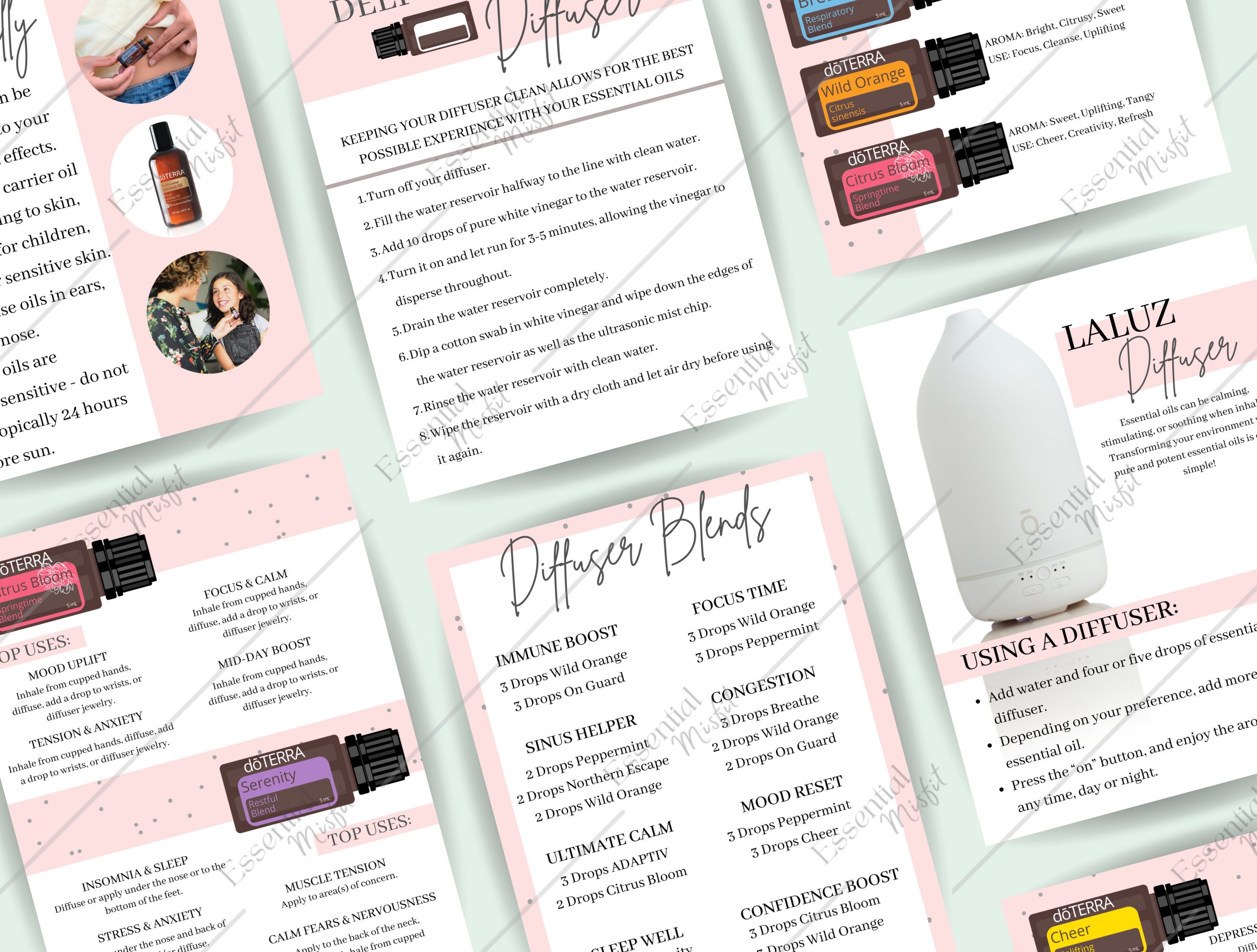 Doterra Welcome Enrollment Booklet Doterra Aroma Essentials - Etsy