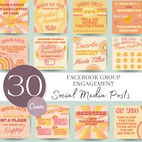 Days of the Week Engagement Posts, Social Media Posts, Engagement Posts ...