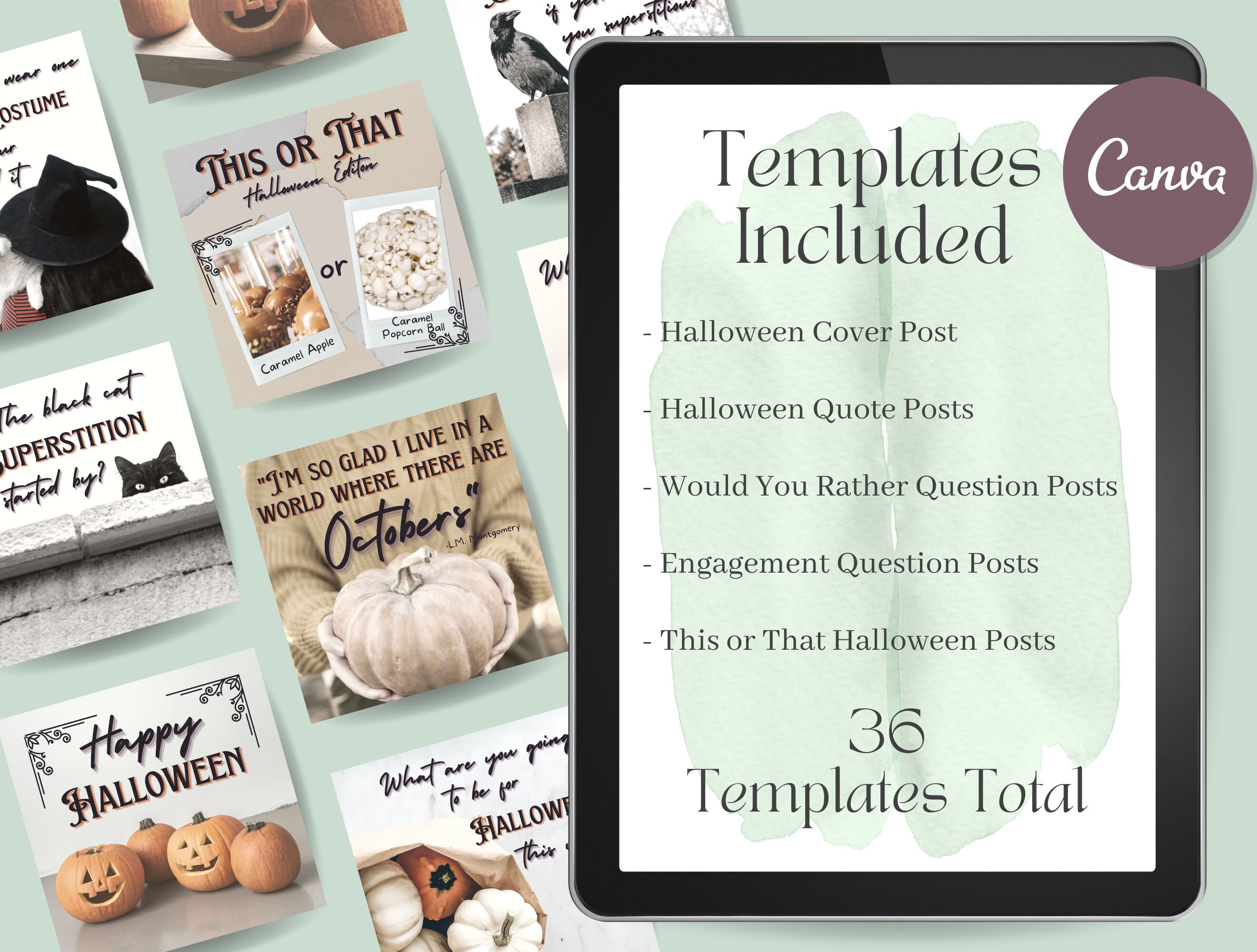 Halloween Social Media Posts, Halloween Instagram Engagement Posts ...
