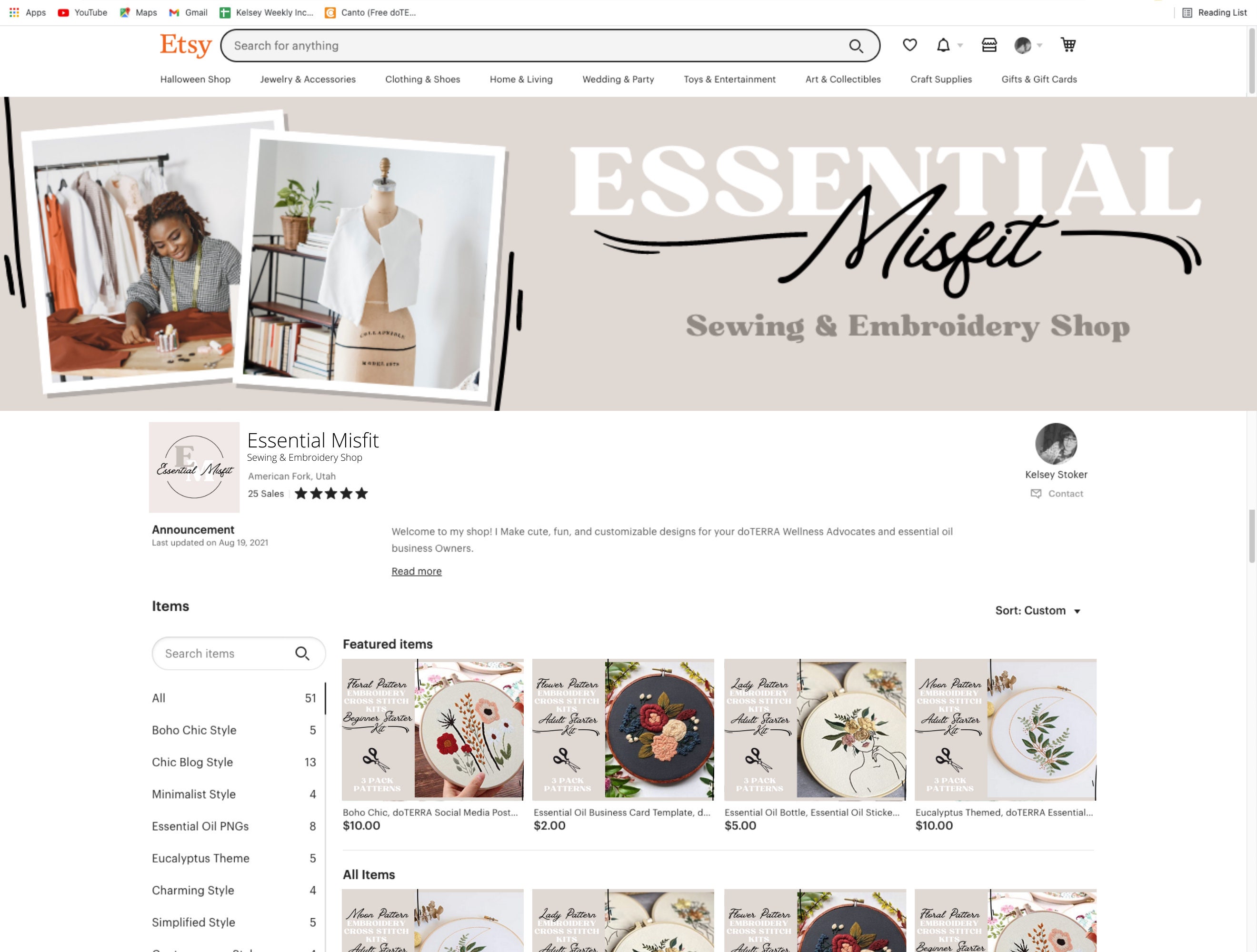 Etsy Shop Banner Template Etsy Shop Bundle Kit Etsy Shop - Etsy