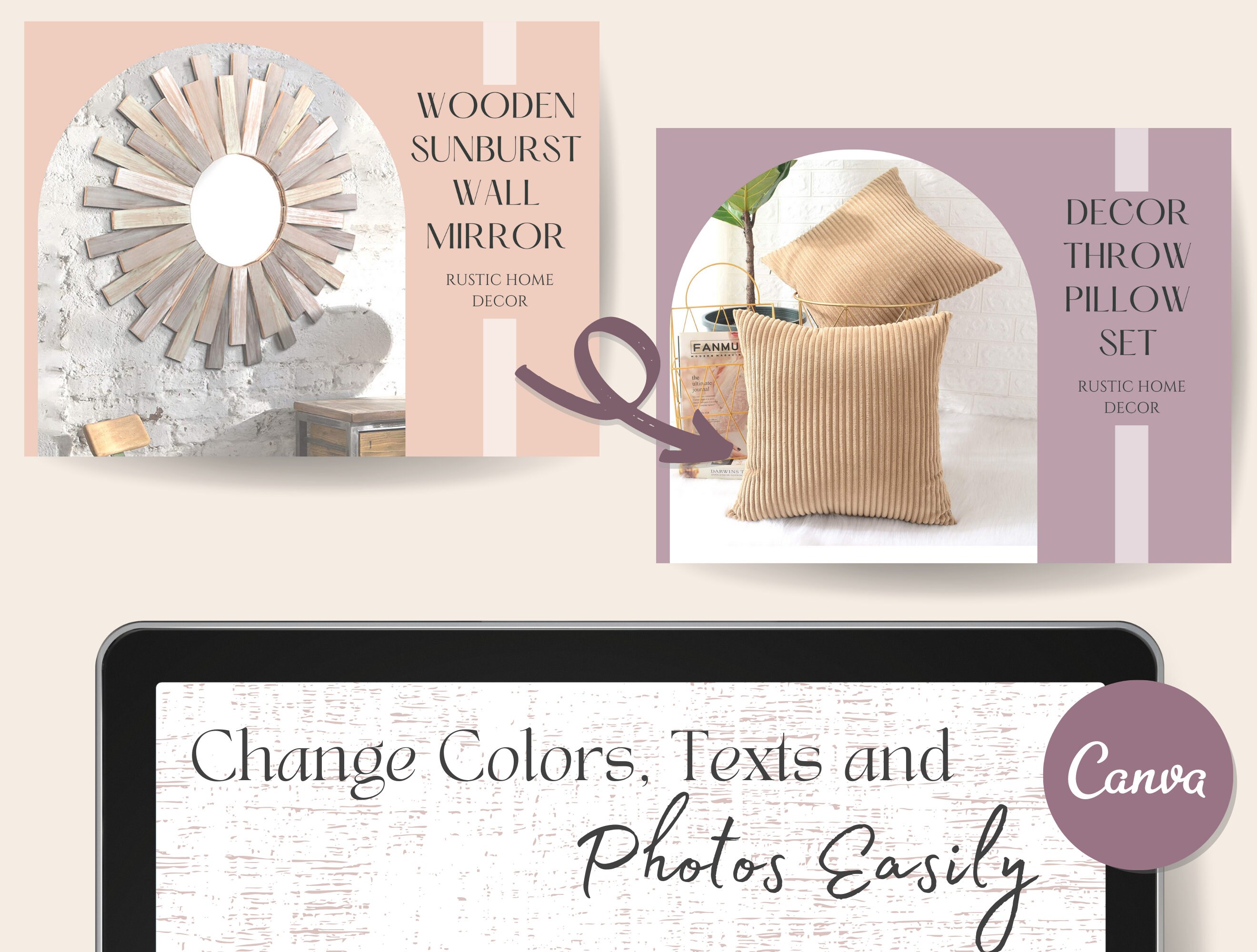 Etsy Shop Template Set, Etsy Shop Banner Template, Etsy Shop Templates ...