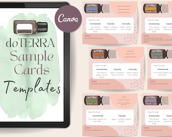 Essential Oil Sample Cards | Etsy