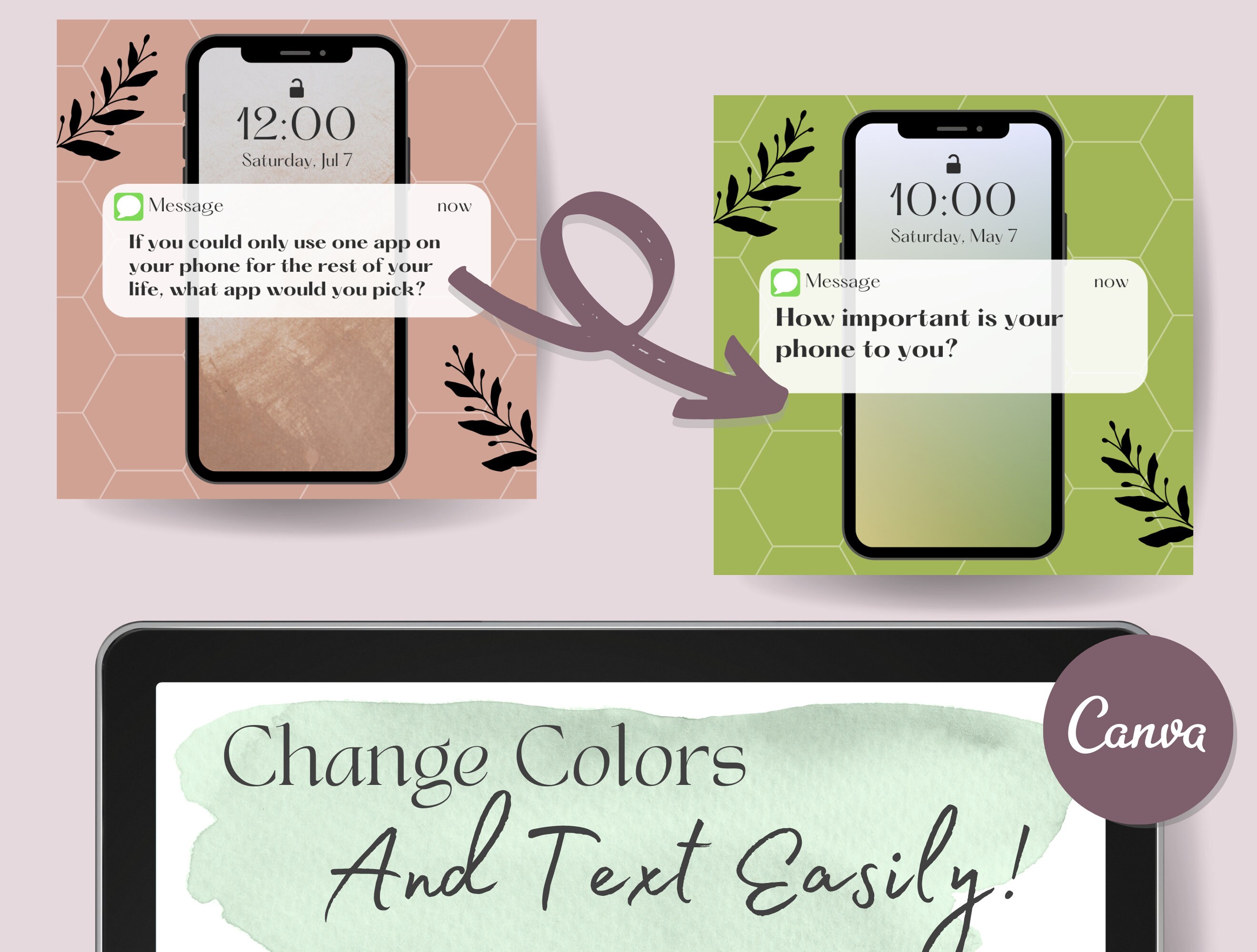 Cell Phone Themed Social Media Engagement Questions, Social Media ...