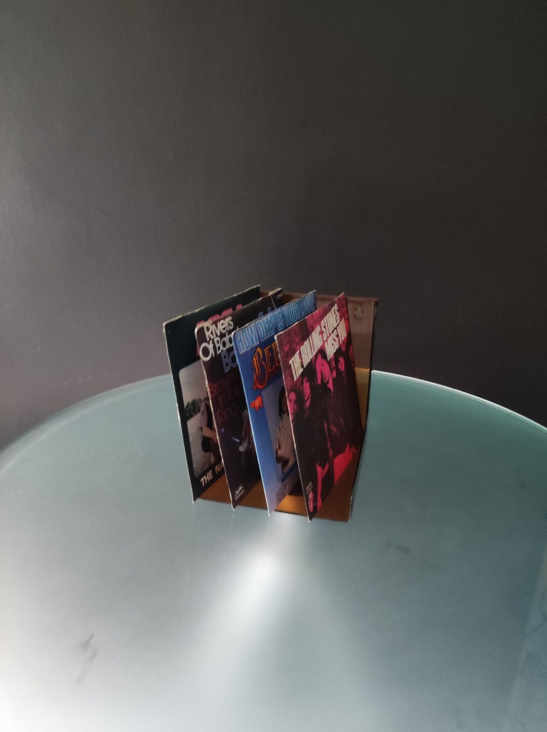 Vinyl Single Stands, Record Stand, Vintage Record Rack, Plastic Record ...