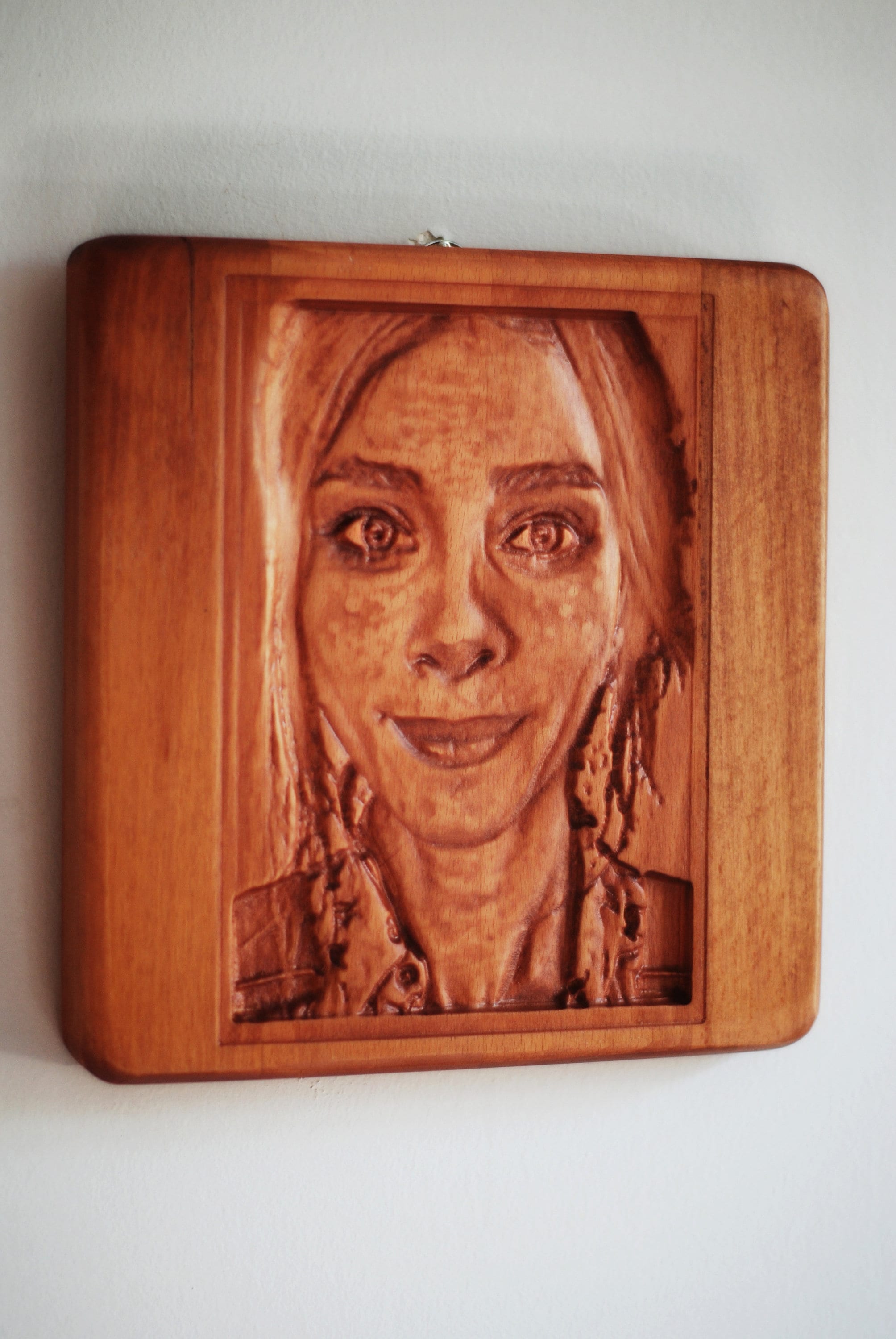 Custom 3D Portrait Photo Carving, Personalized Carved Photo3d, Wood ...