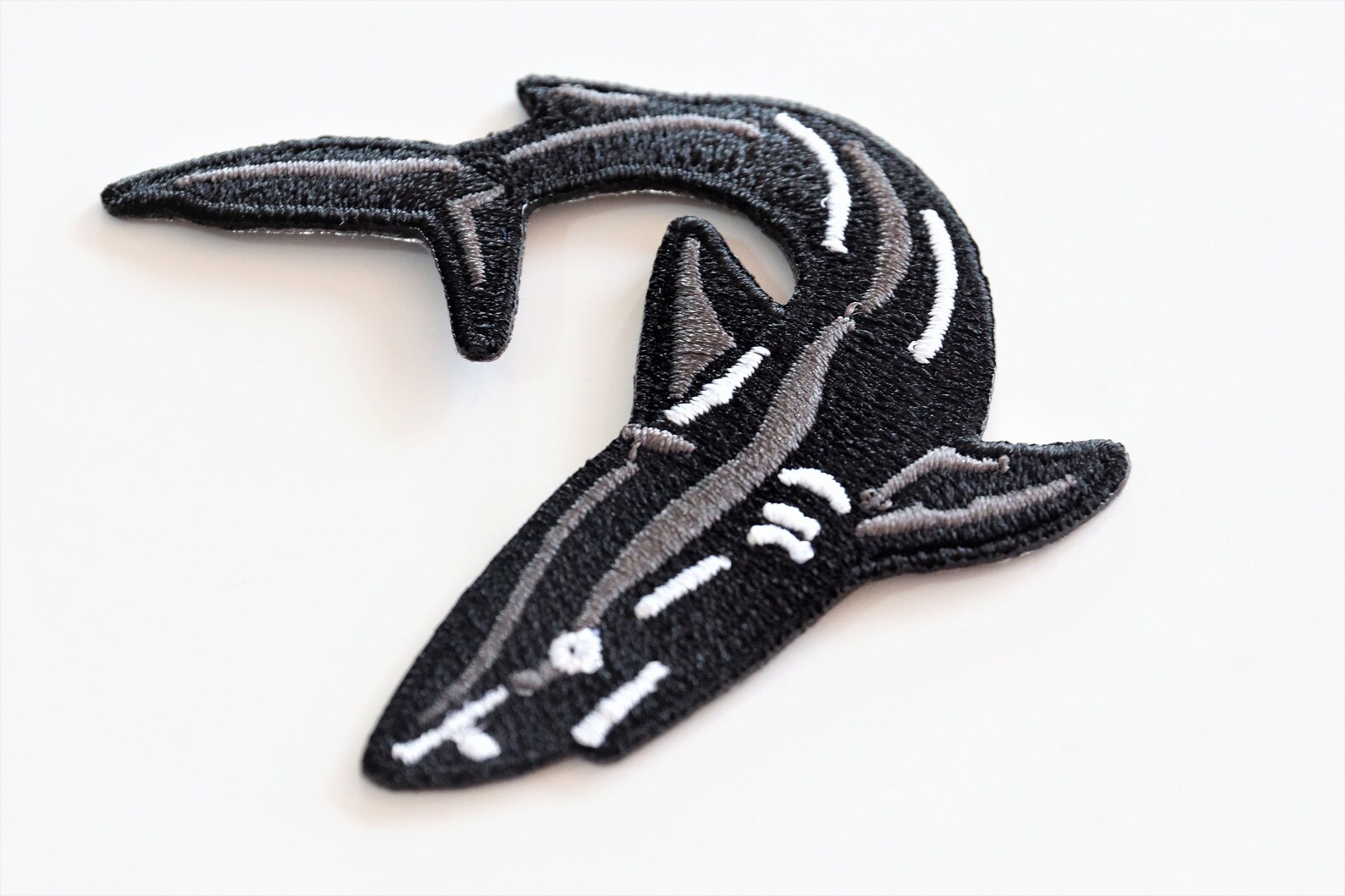 Shark Embroidered Patch Iron On | Etsy