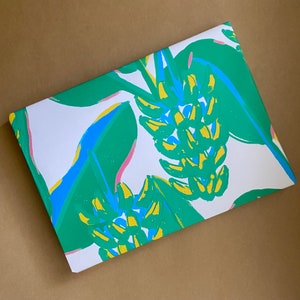 Bright Bananas Gift Wrap | Tropical Plants Wrapping Paper | Jungle ...