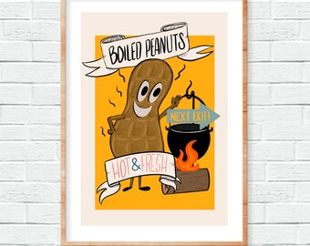 Boiled Peanut Signs - Etsy