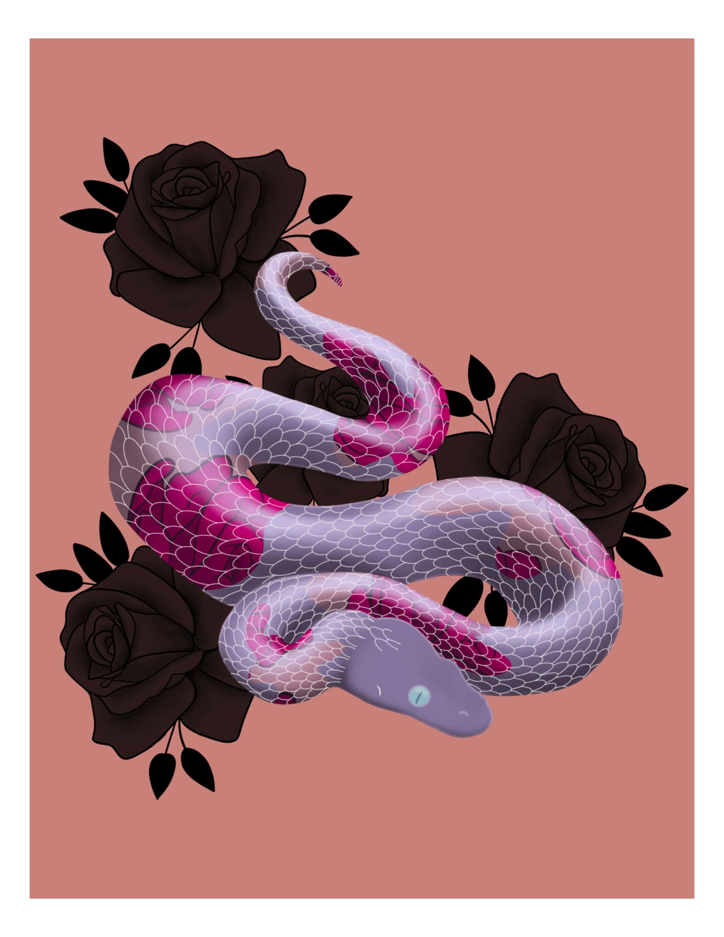 Cute Snake Wallpaper