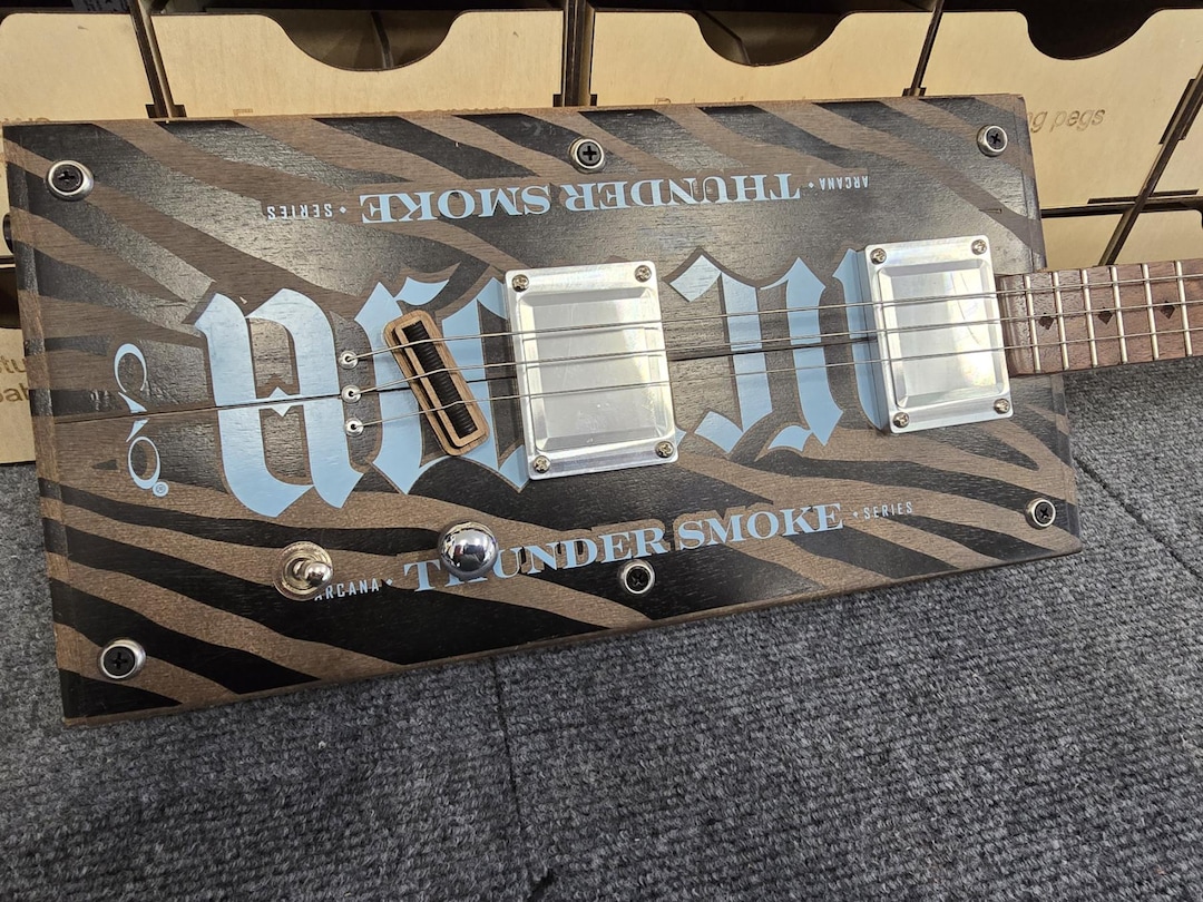 Thunder Smoke 3 String Cigar Box Guitar 2 - Etsy