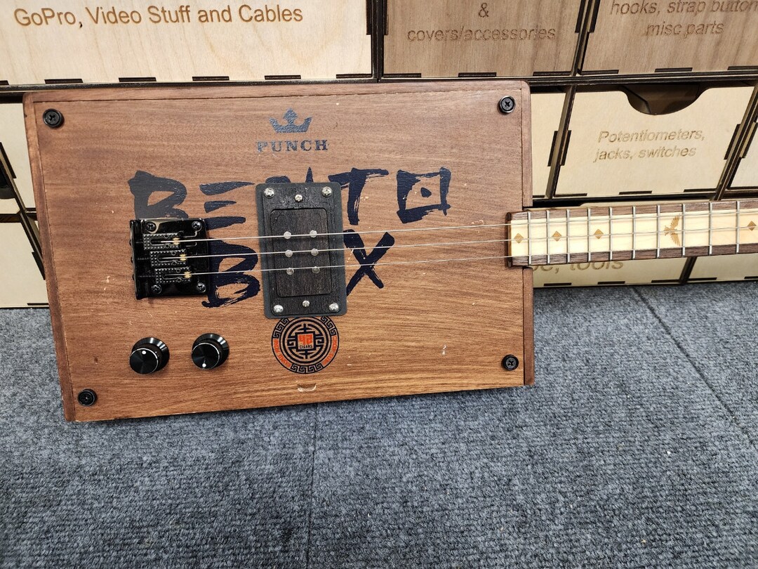 Bento Box Cigar Box Guitar - Etsy