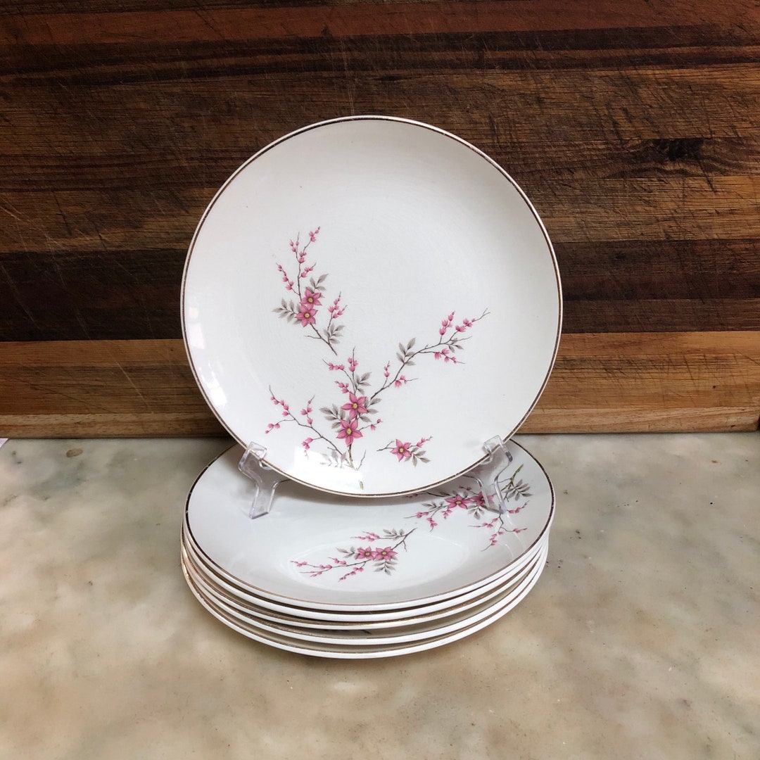 Vintage Meakin Sol Song of Spring Side Plates X 6 - Etsy