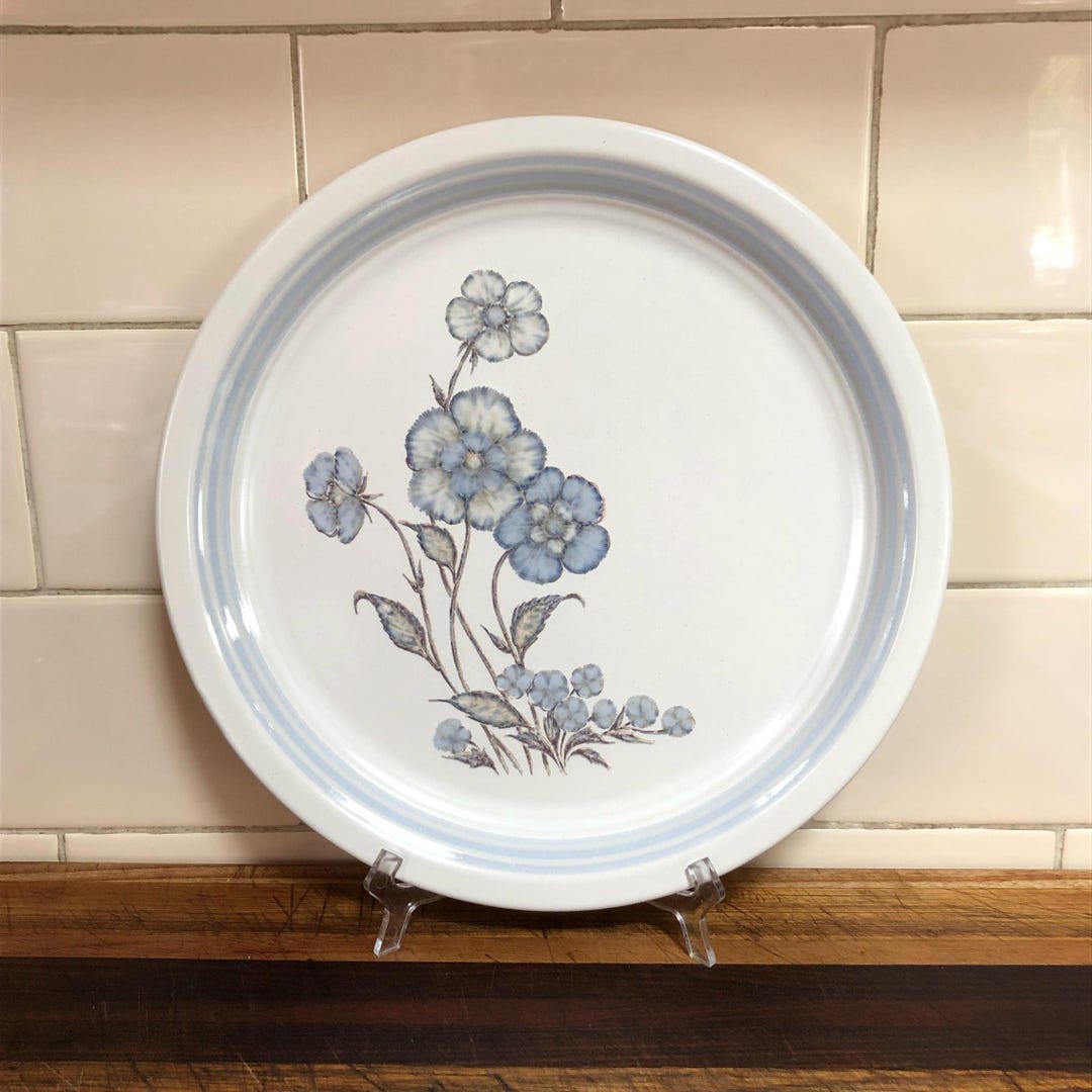 Sakana Chelsea Collection Blue Bouquet 27 Cm Dinner Plates X 2 - Etsy