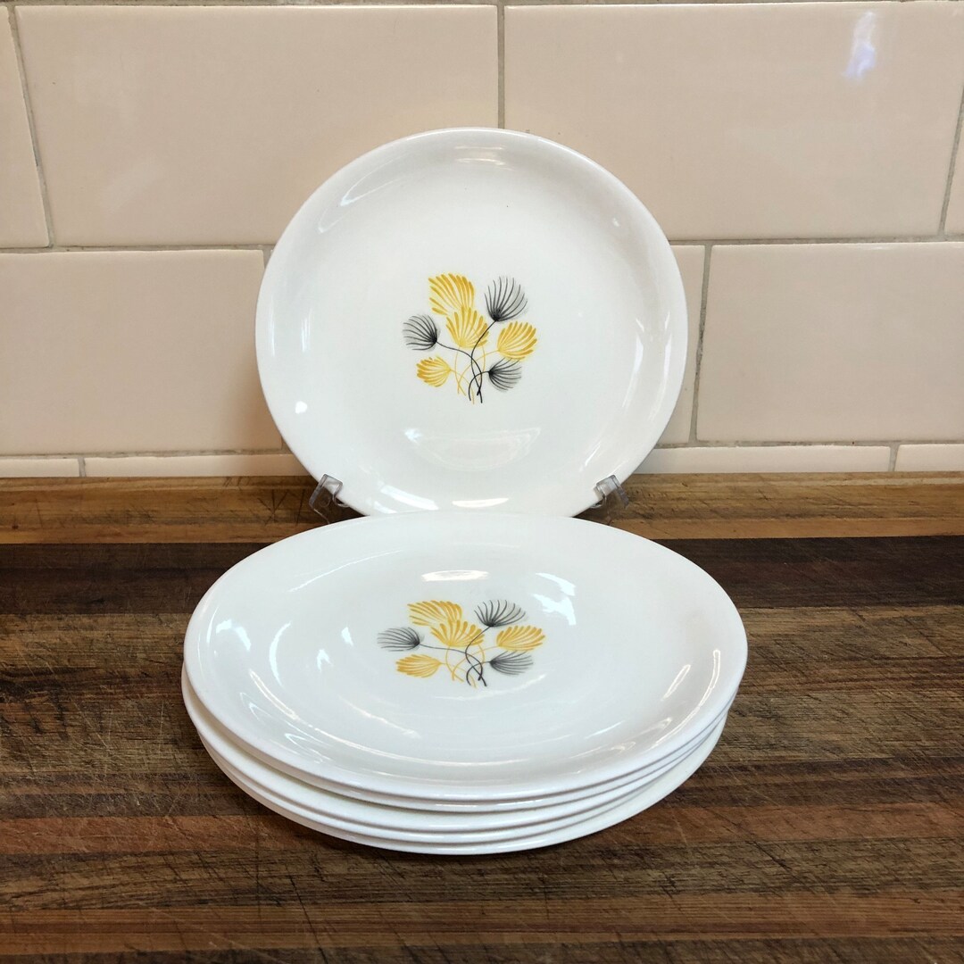 Vintage Bristol Cotton Grass Side Plates X 6 - Etsy
