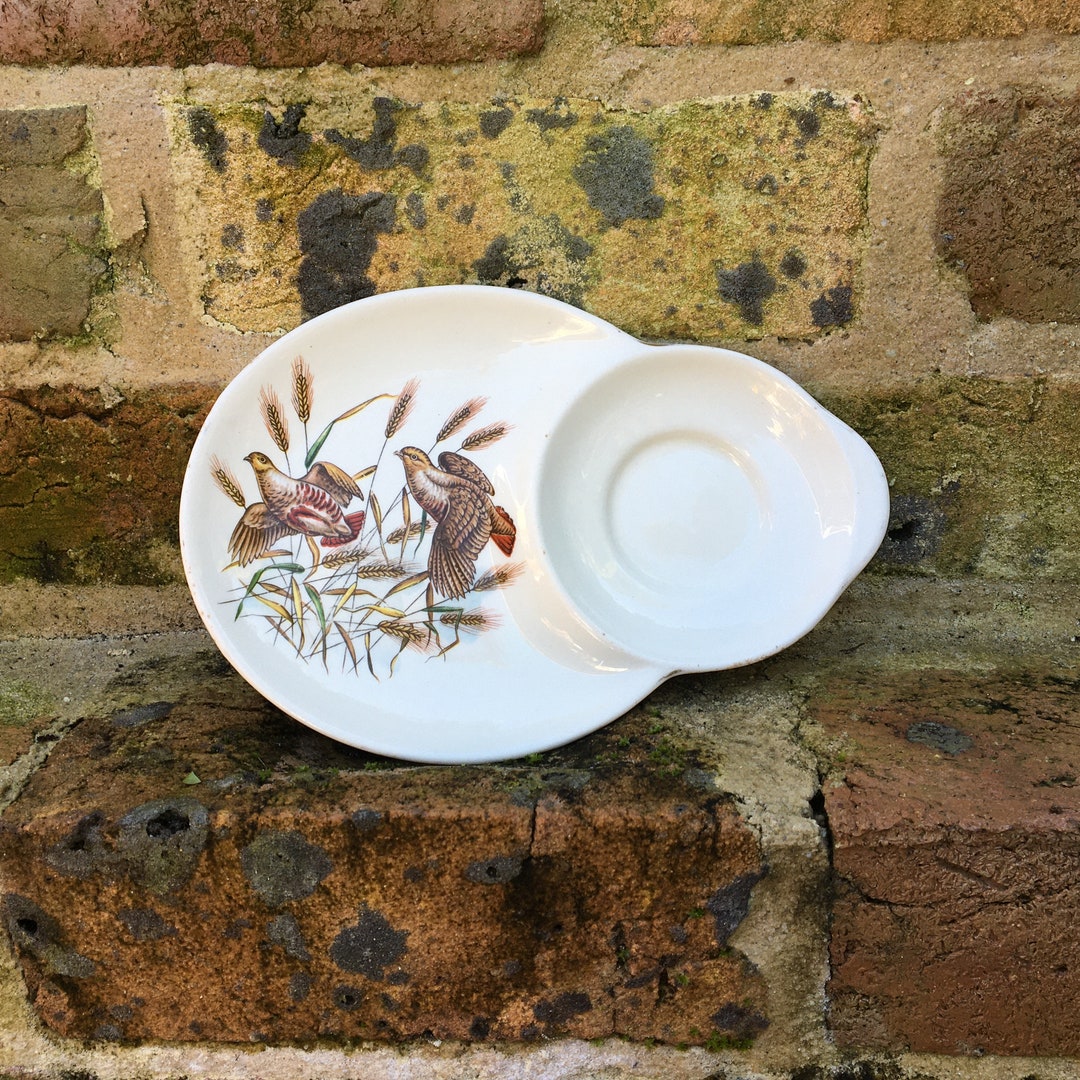 Vintage Alfred Meakin Plate Saucer Combination / Tennis Set With Grouse ...