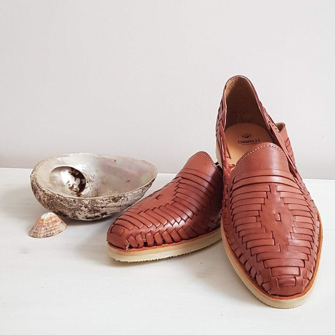 Acalan Leather Moccasin for Men Mexican Leather Shoes Ideal for Summer ...