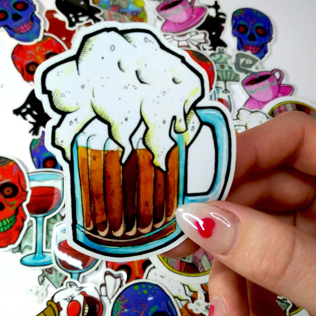 Vinyl Beer Bock Sticker - Etsy